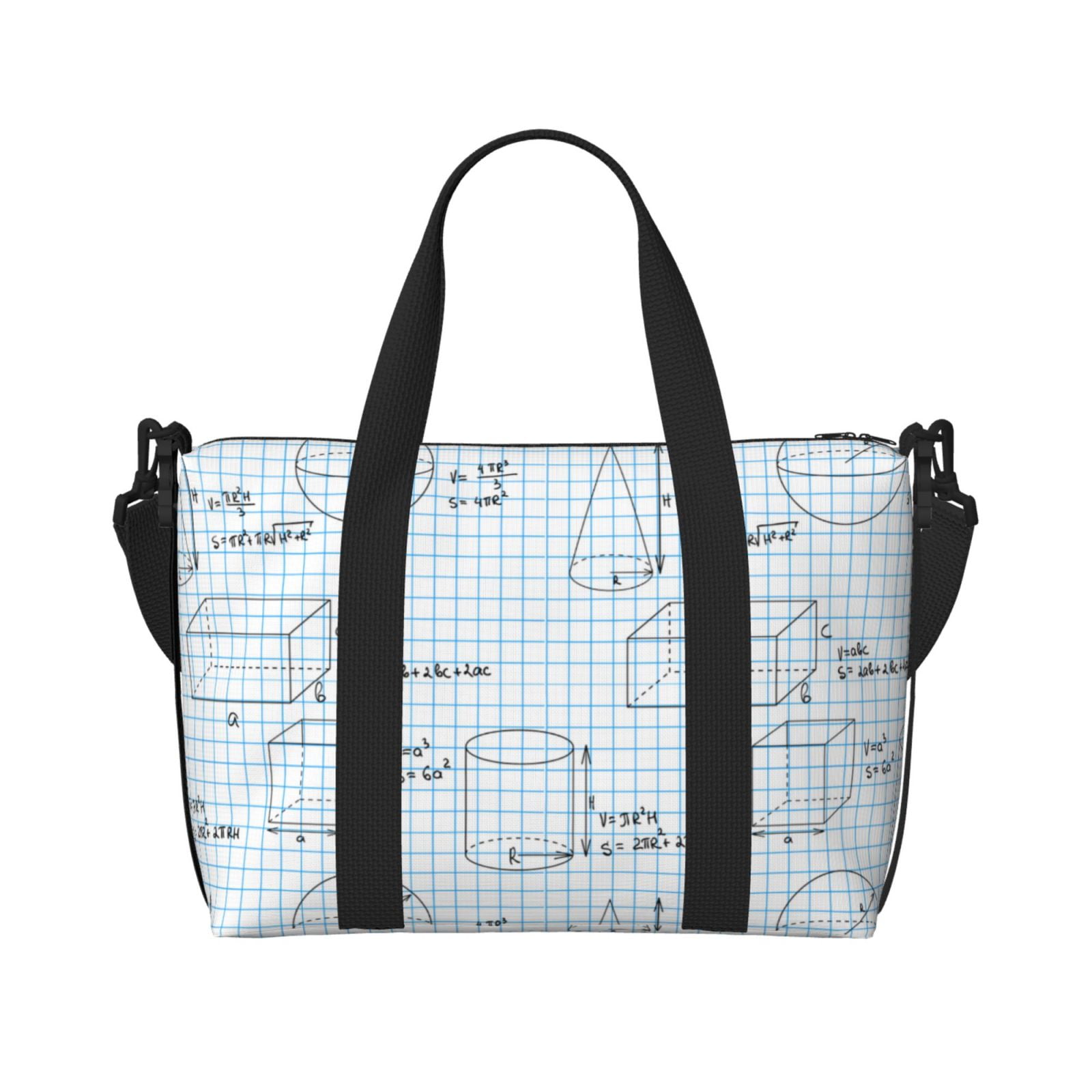 Travel Duffle Bag geometry Math Print Travel Tote Bags Carry on Luggage ...