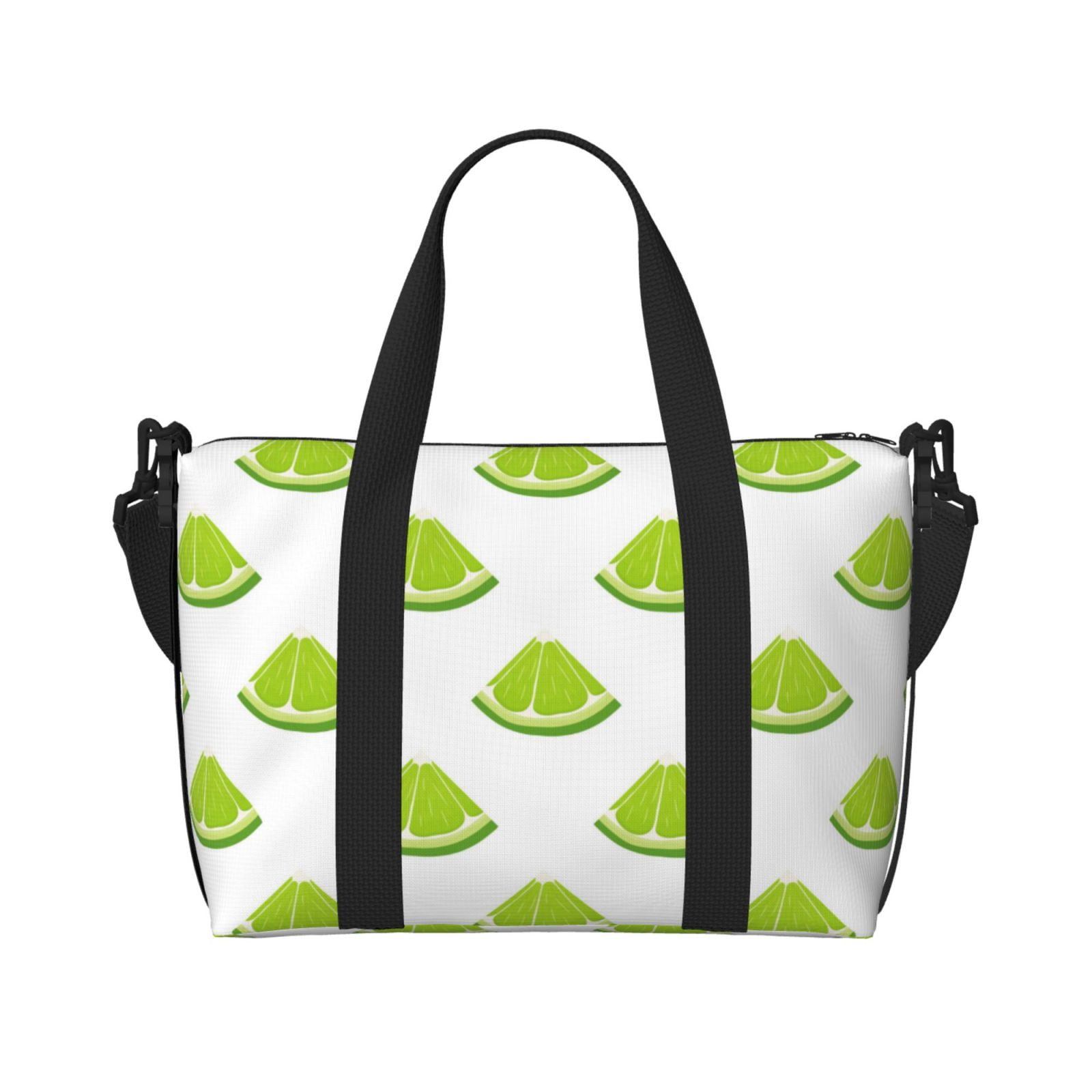 Travel Duffle Bag green Lemon Travel Tote Bags Carry on Luggage ...