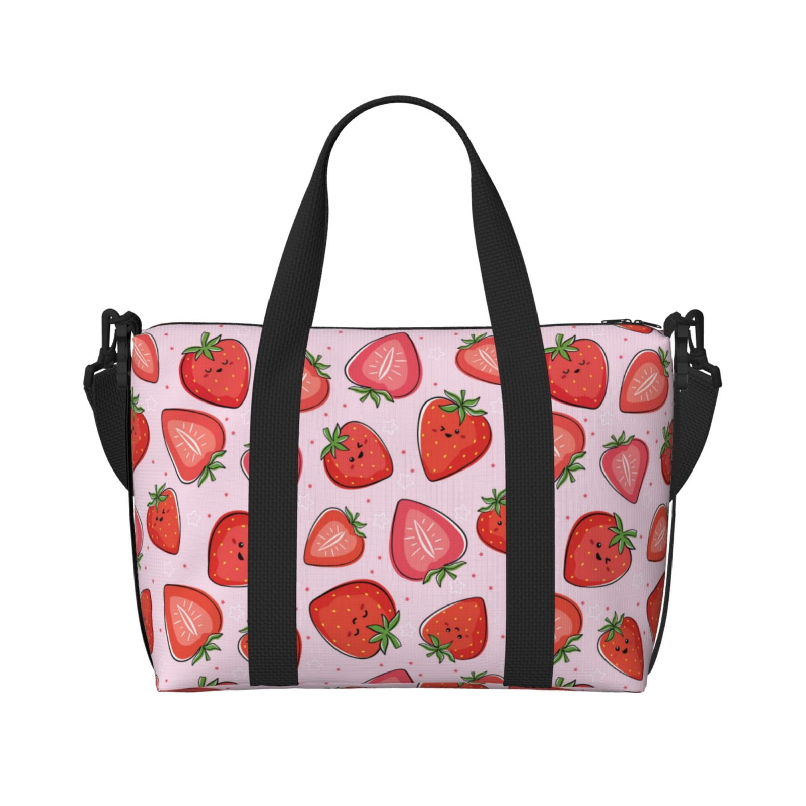 Travel Duffle Bag - kawaii strawberry fruits Weekender Bags for Women ...