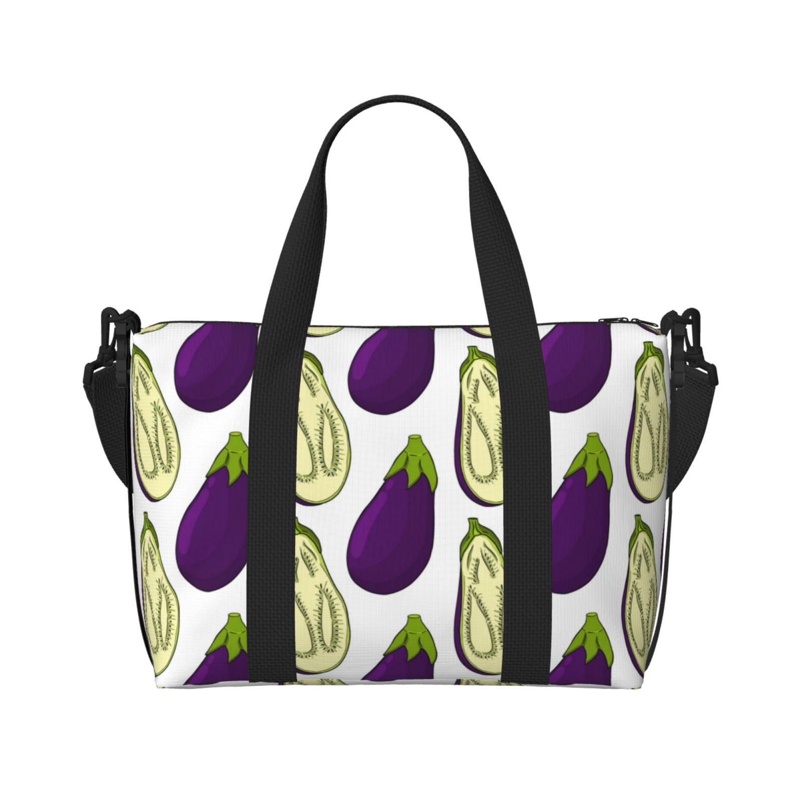Travel Duffle Bag - purple Eggplant Weekender Bags for Women/Men with ...
