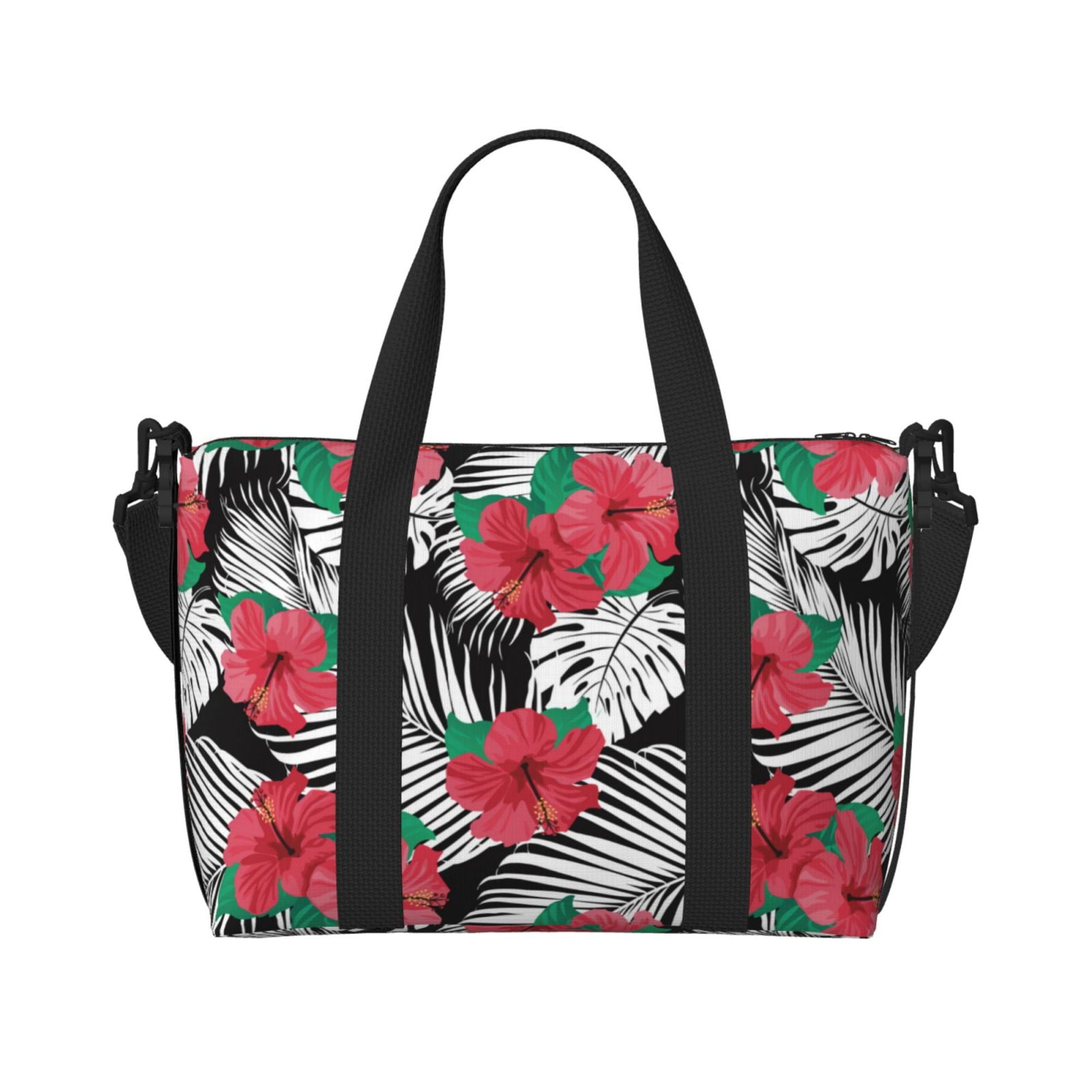 Travel Duffle Bag red flowers_A Travel Tote Bags Carry on Luggage ...