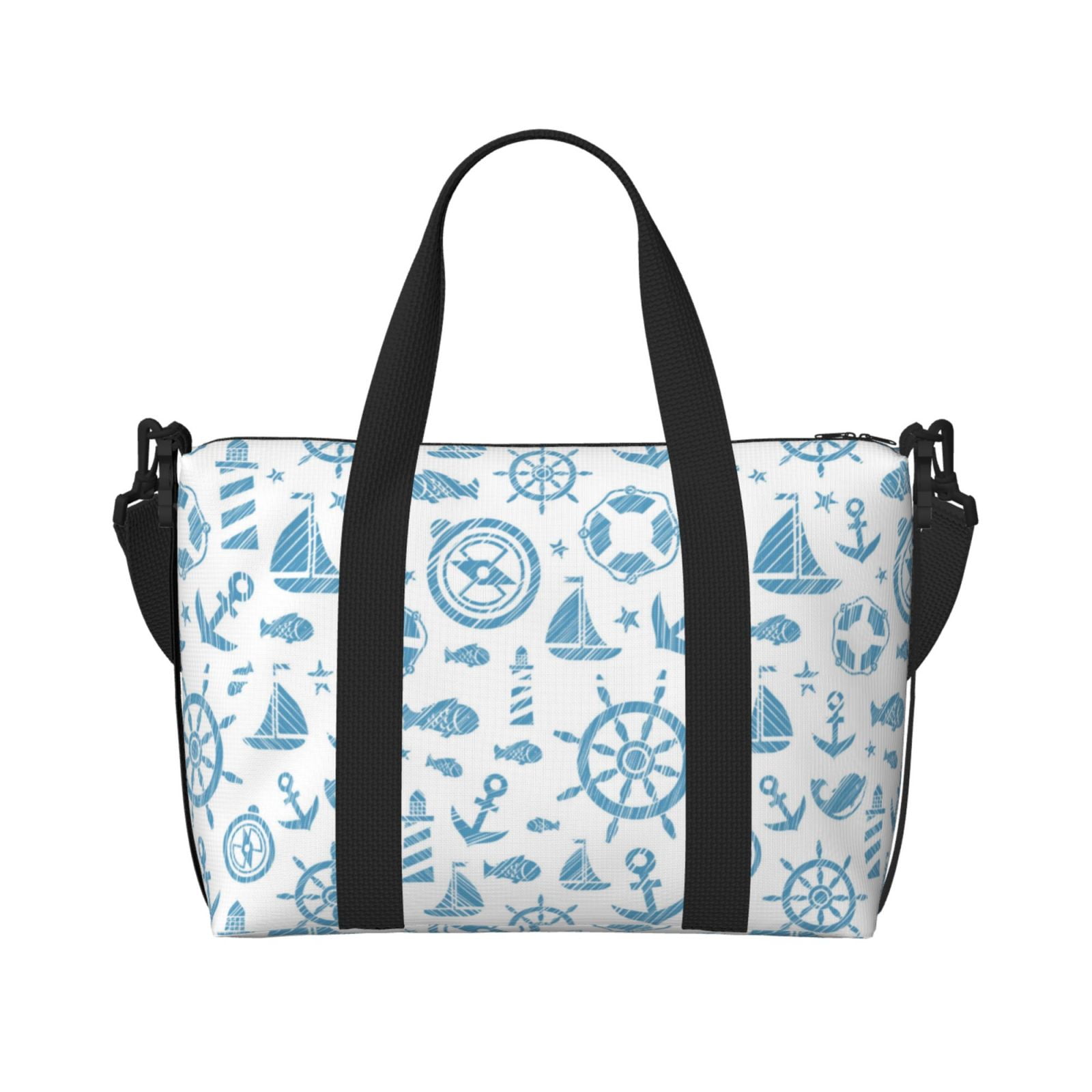 Travel Duffle Bag rudder sailing ship Travel Tote Bags Carry on Luggage ...