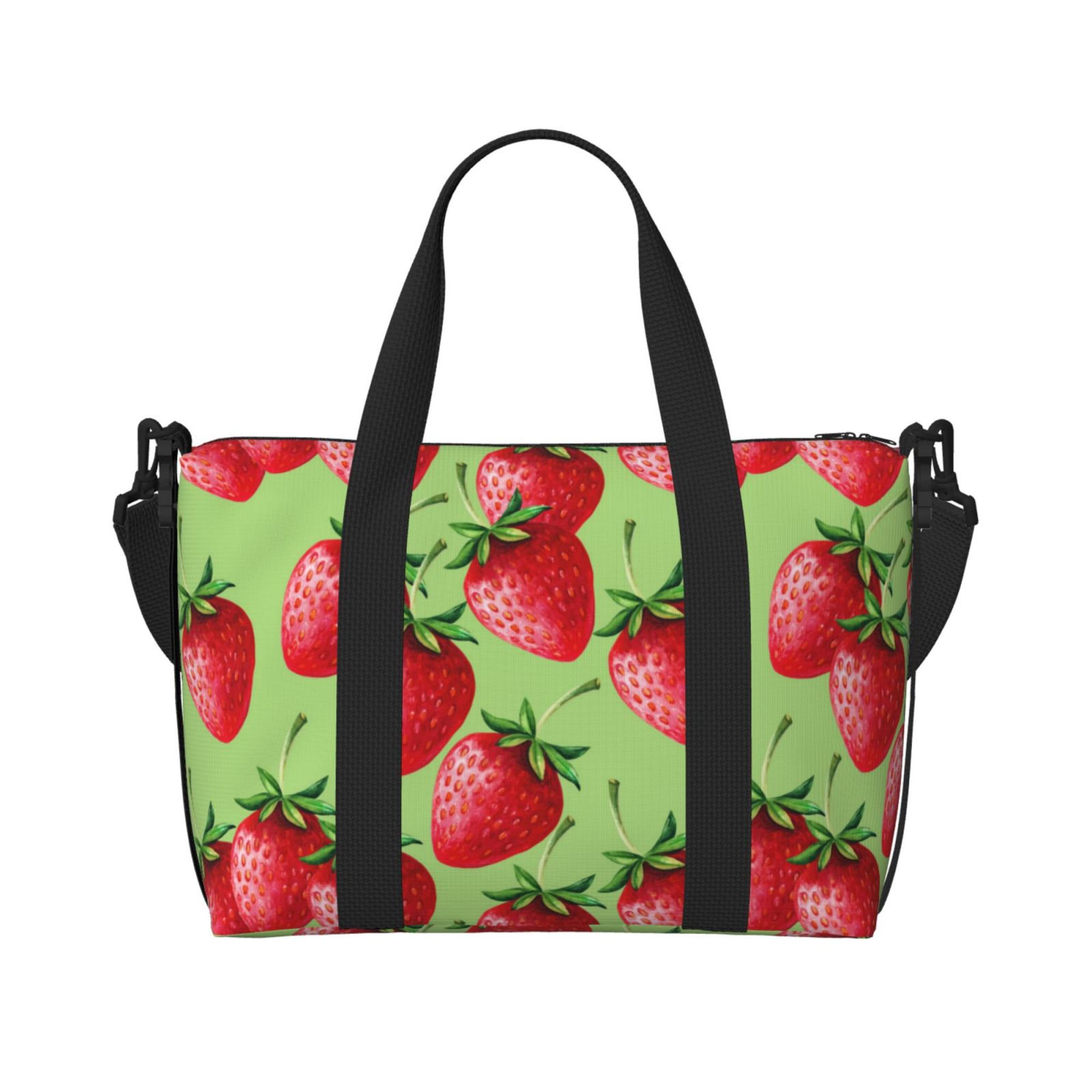 Travel Duffle Bag - strawberry cute Weekender Bags for Women/Men with ...