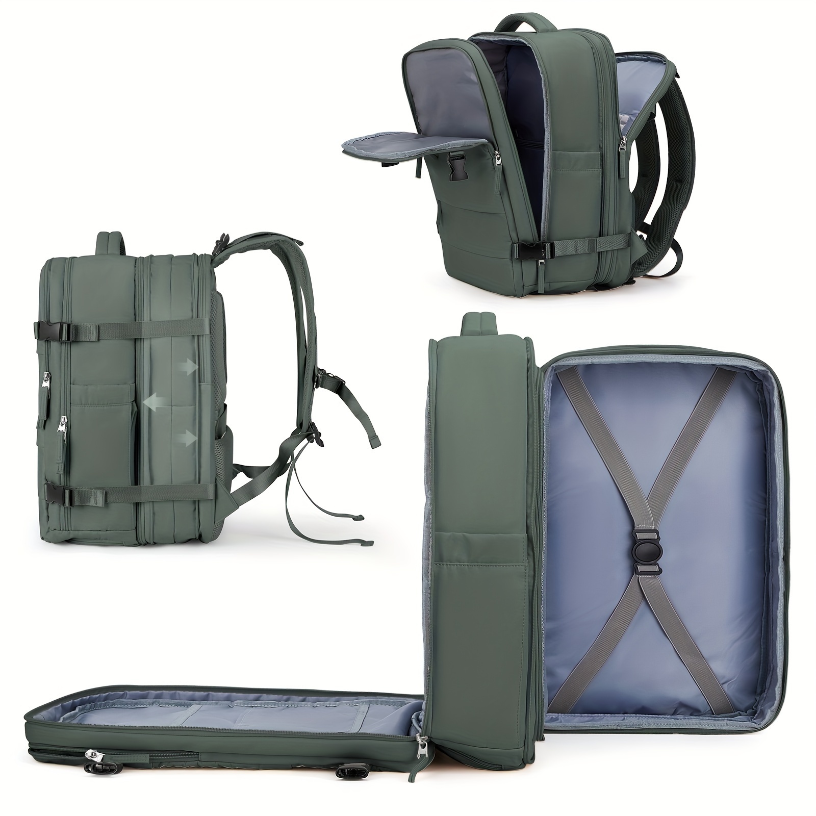 Travel Essentials Backpacks Carry On Flight Approved, Mochila De Viaje ...