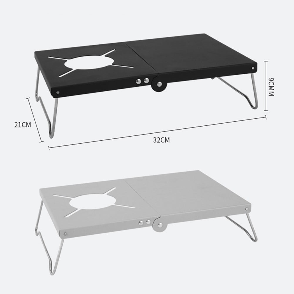 Travel Foldable Gas Stove Holder Aluminum Alloy Camping Table Gas Stove ...