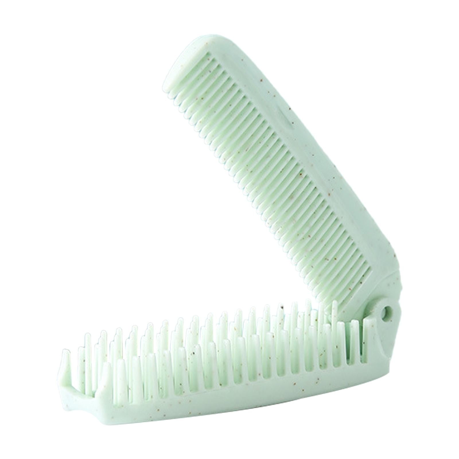 Travel Foldable Hair Comb Brush for Men & Women, Dual Head Dual Purpose ...