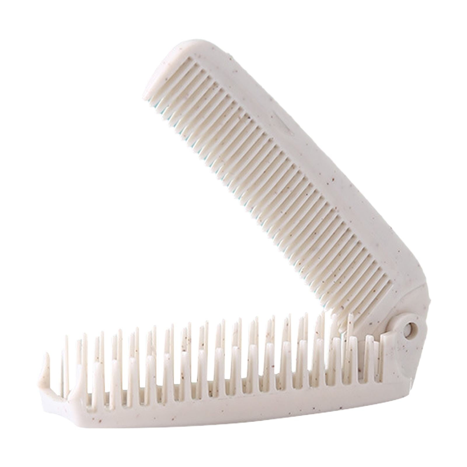 Travel Foldable Hair Comb Brush for Men & Women, Dual Head Dual Purpose ...