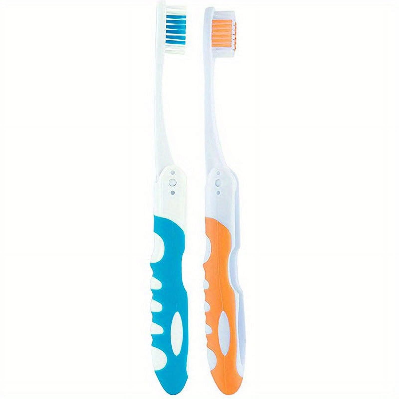 Travel Folding Toothbrush, Portable Soft Toothbrush For Camping, Hiking ...