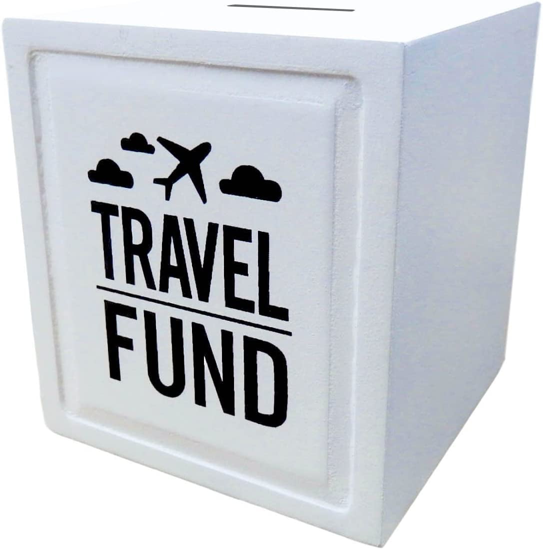 Travel Fund Piggy Bank - Wedding and Travel Gift Ideas - Money Box ...