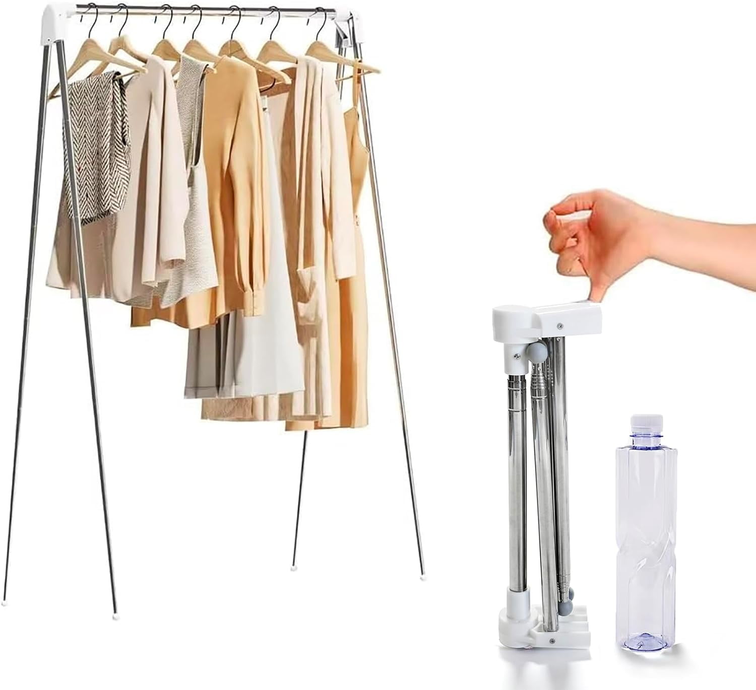 Travel Garment Rack,Portable and Folle，Folding Clothes Rack for Dance ...