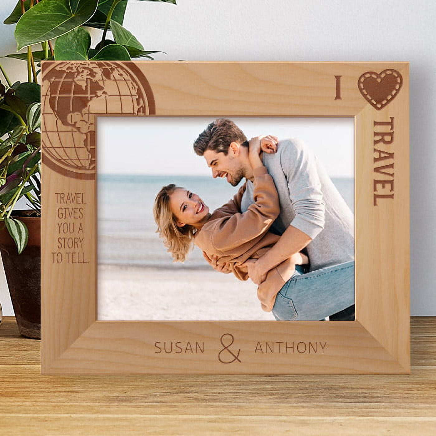 Travel Gives You A Story To Tell Personalized Wooden Frame-10" x 8 ...
