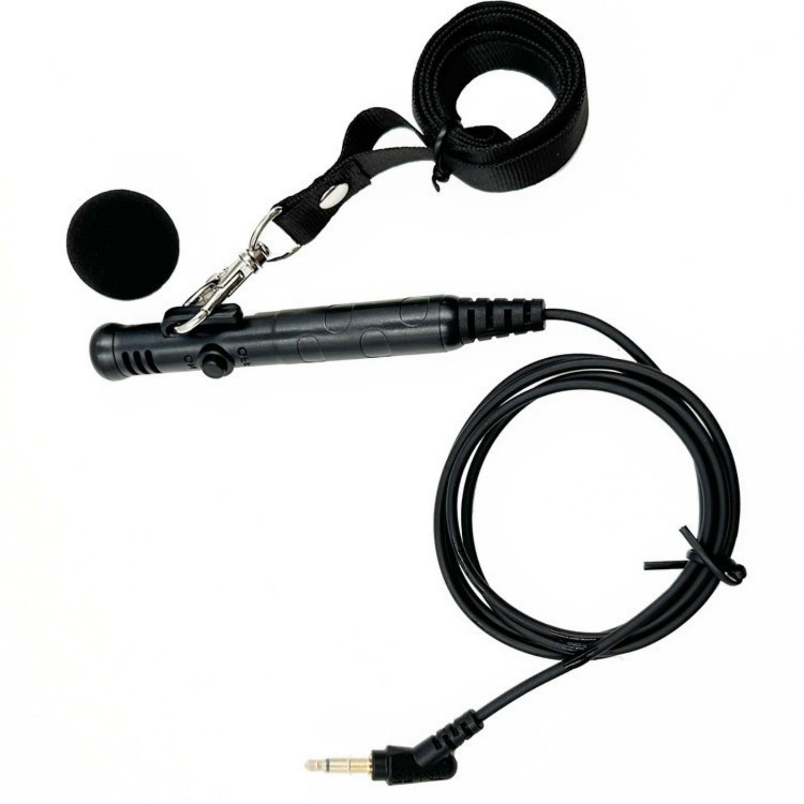 Travel Guide Neck Microphone Handheld With 3.5mm Plug and Power Button ...