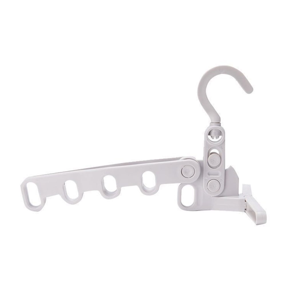 Travel Hangers Clothes Airer Indoor Folding Drying Rack Laundry With 5 ...