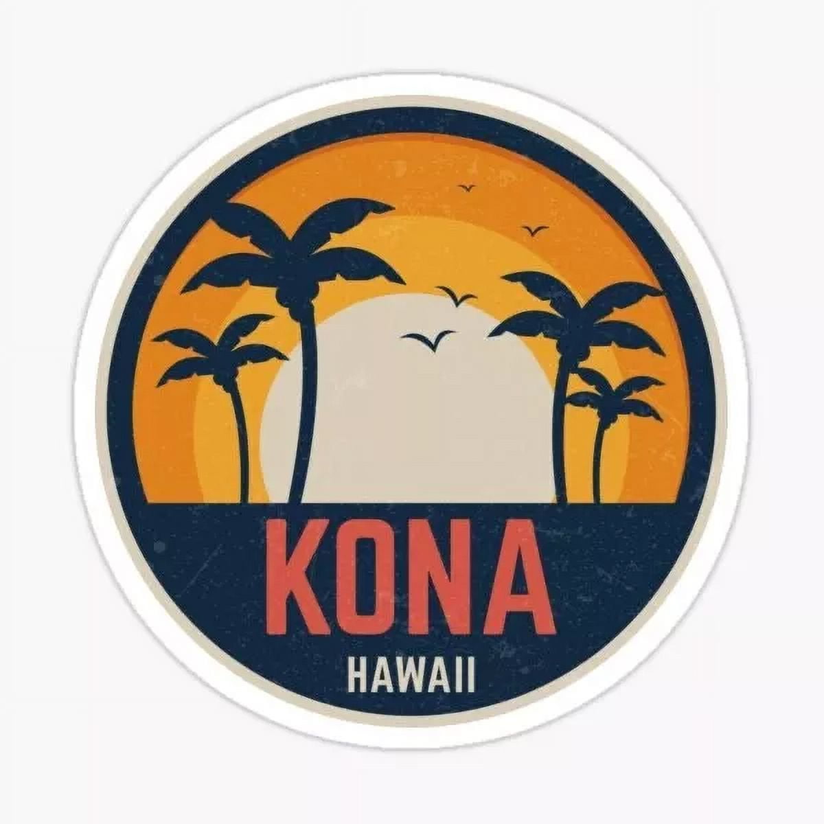 Travel Hawaii Kona Big Island Destination Beaches Surf Sticker Phone ...