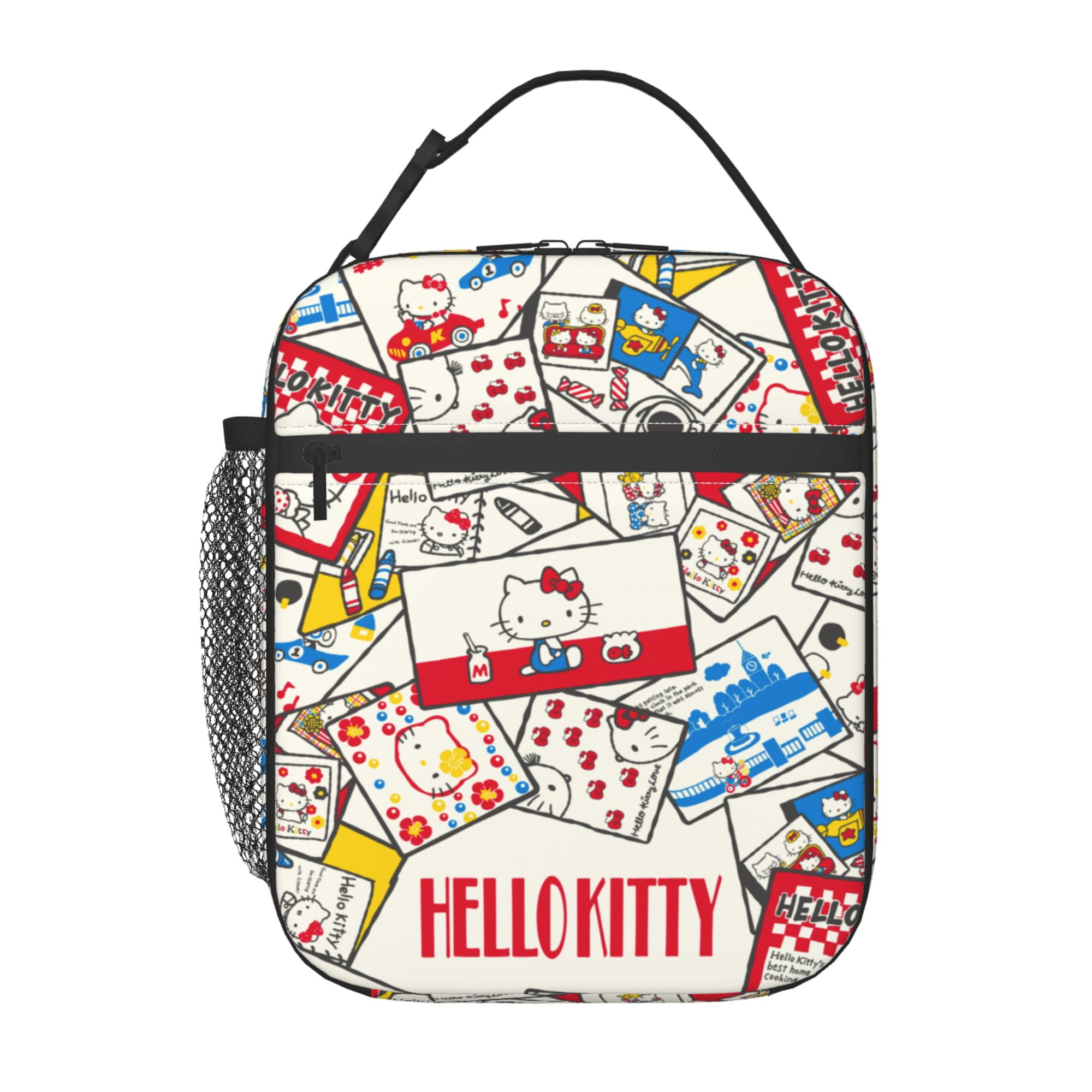 Travel He-llo Kit-ty Insulated Lunch Bag, Portable Thermal Tote ...