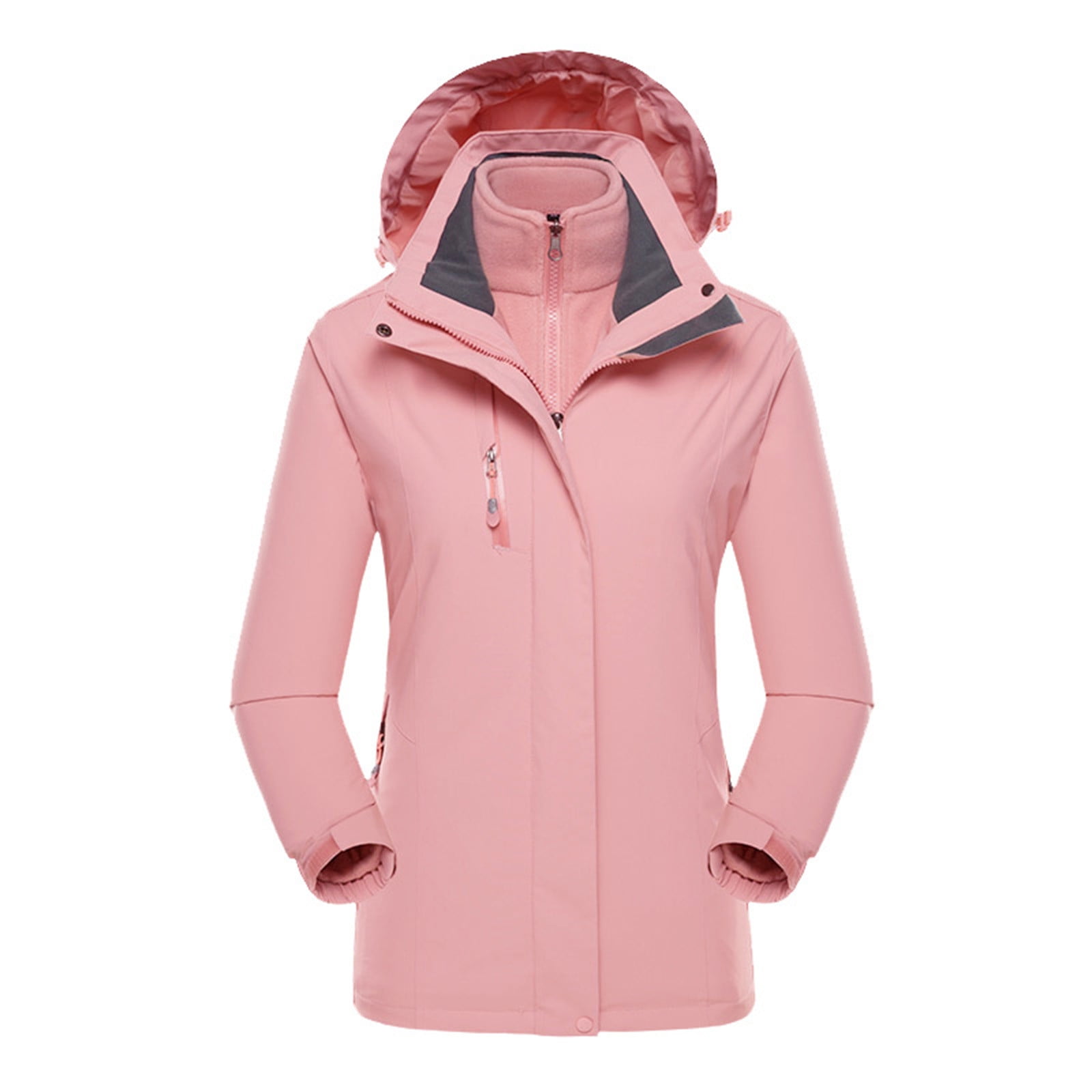 Travel Jacket Long Rain Jackets for Women Waterproof Lightweight Full ...
