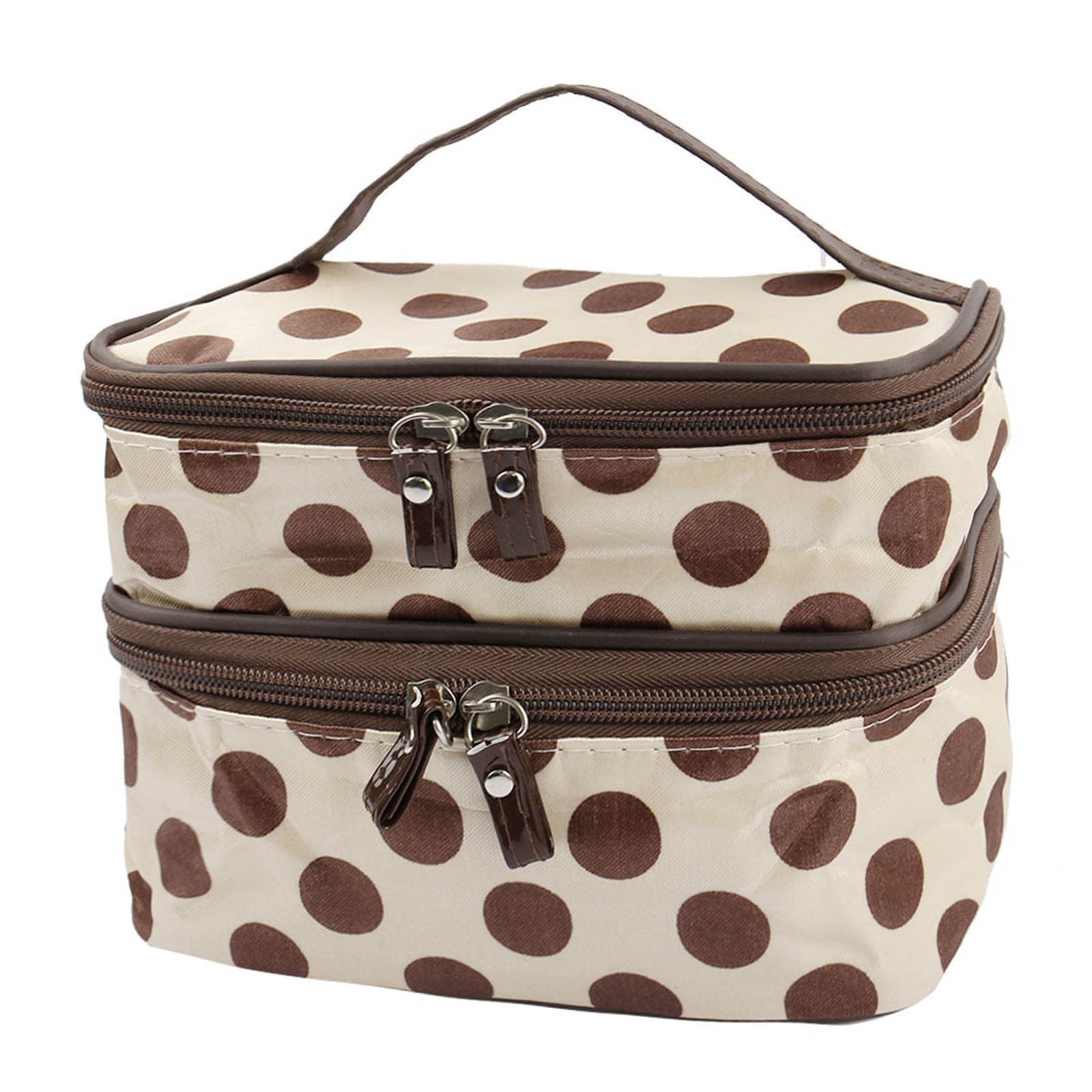 Travel Jewelry Case Roll up Clear Makeup Caboodle Organizer Tote with ...