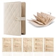 Travel Jewelry Notebook - Portable Leather Jewelry Book Case for Women ...