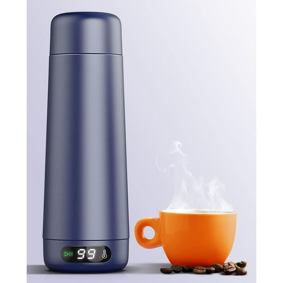 Travel Kettle, Dual Volta Portable Electric Kettle 110V-220V-240V Smart ...