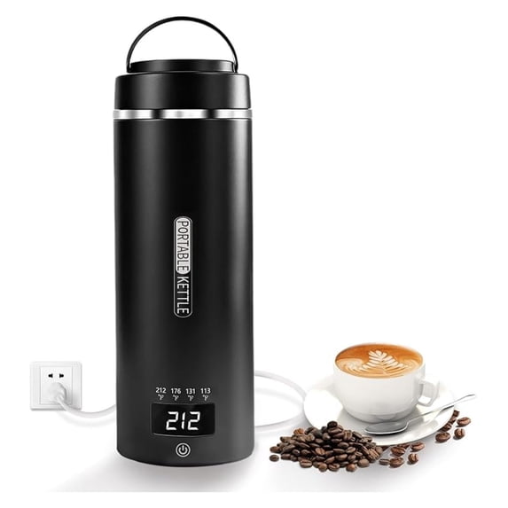 Travel Kettle, Small Electric Kettle, 450ml Stainless Steel Mini Kettle ...