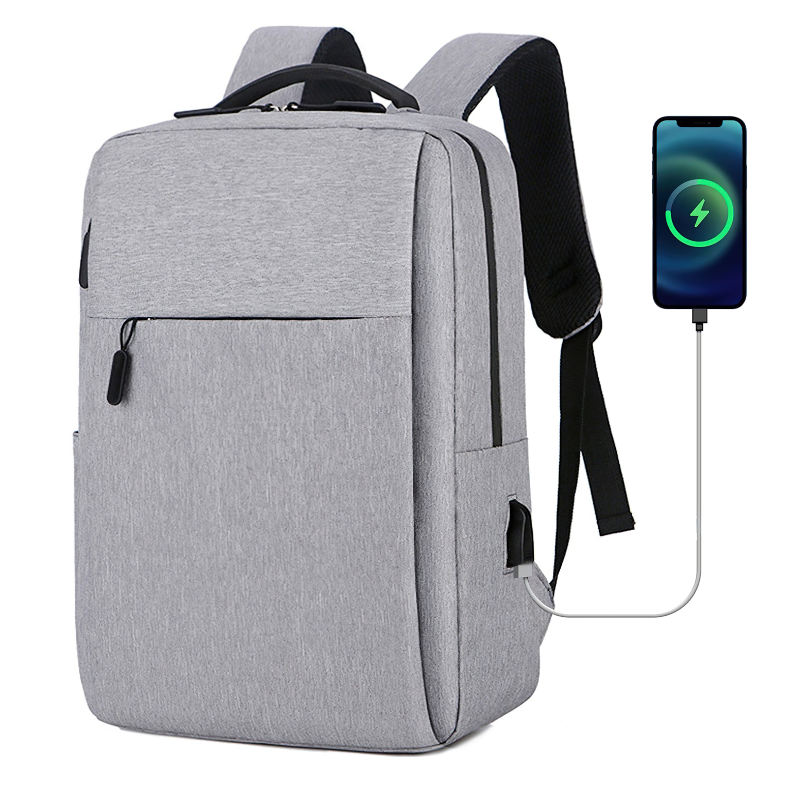 Travel Laptop Backpack, Business Slim Durable Backpack with USB ...