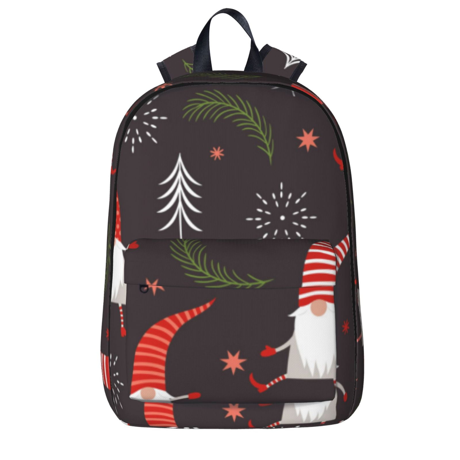 Travel Laptop Backpack - Cute Christmas Gnomes Wear Resistant Canvas ...