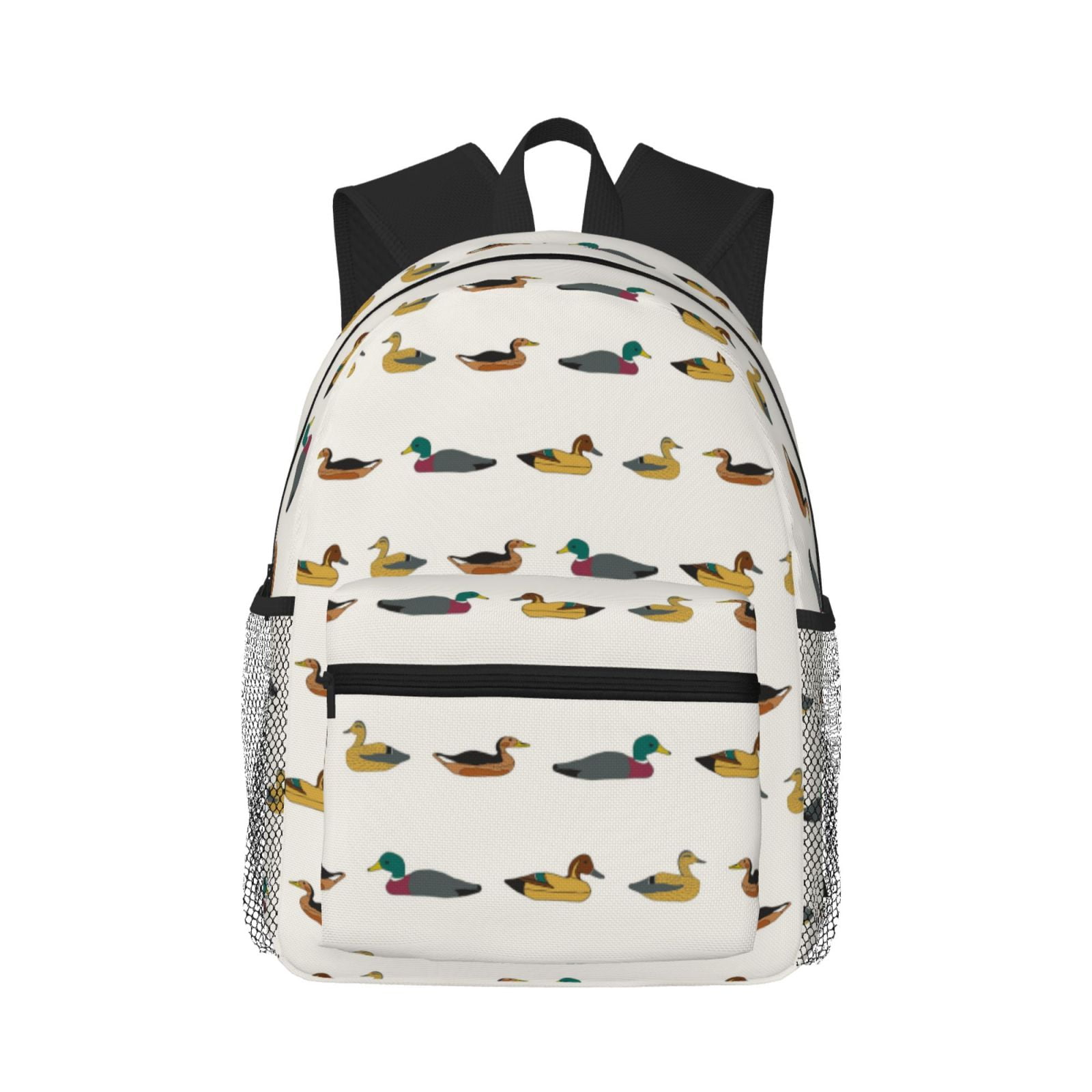 Travel Laptop Backpack For Women And Men, Abstract Colorful Cute Duck ...