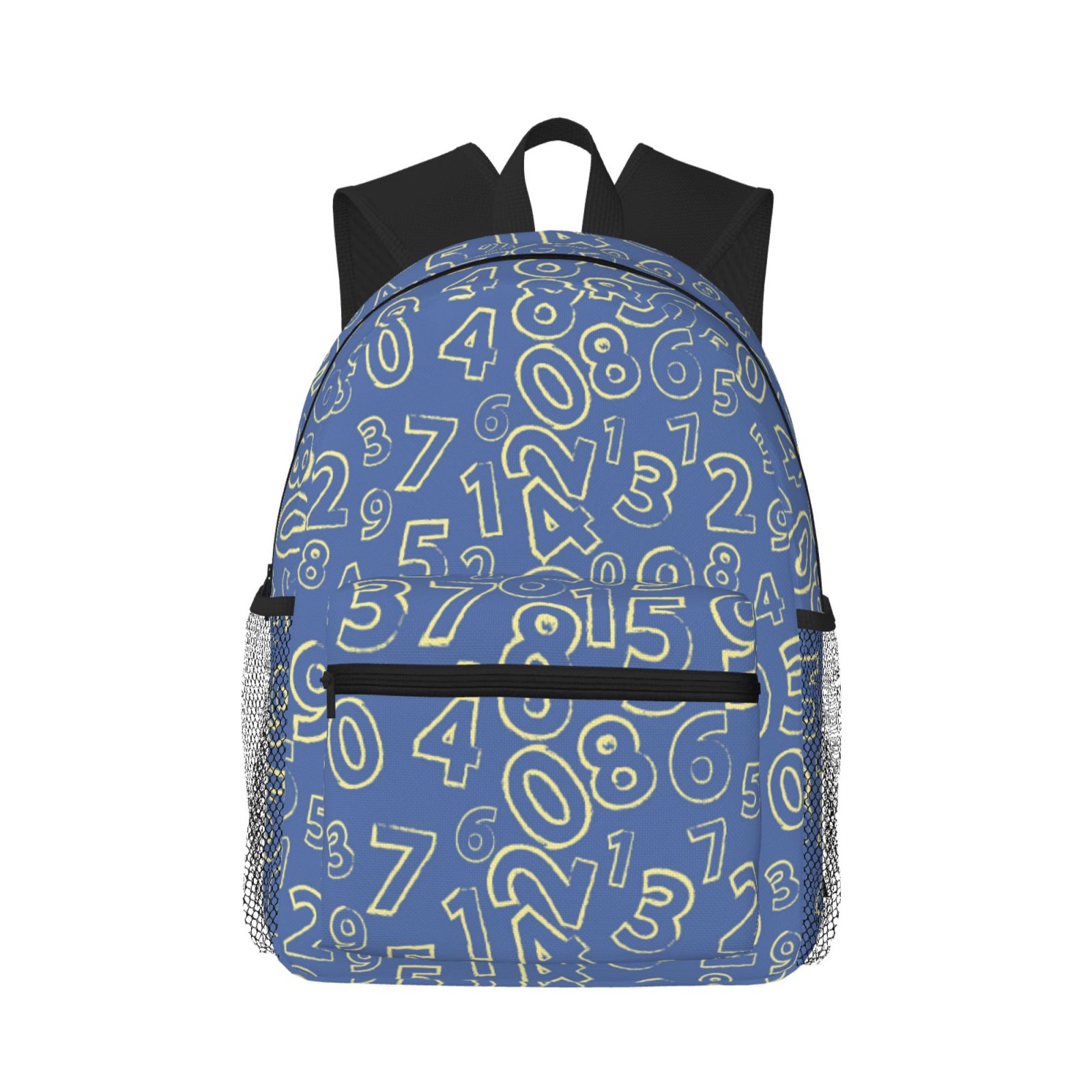 Travel Laptop Backpack For Women And Men, Blue Math Number Computer ...