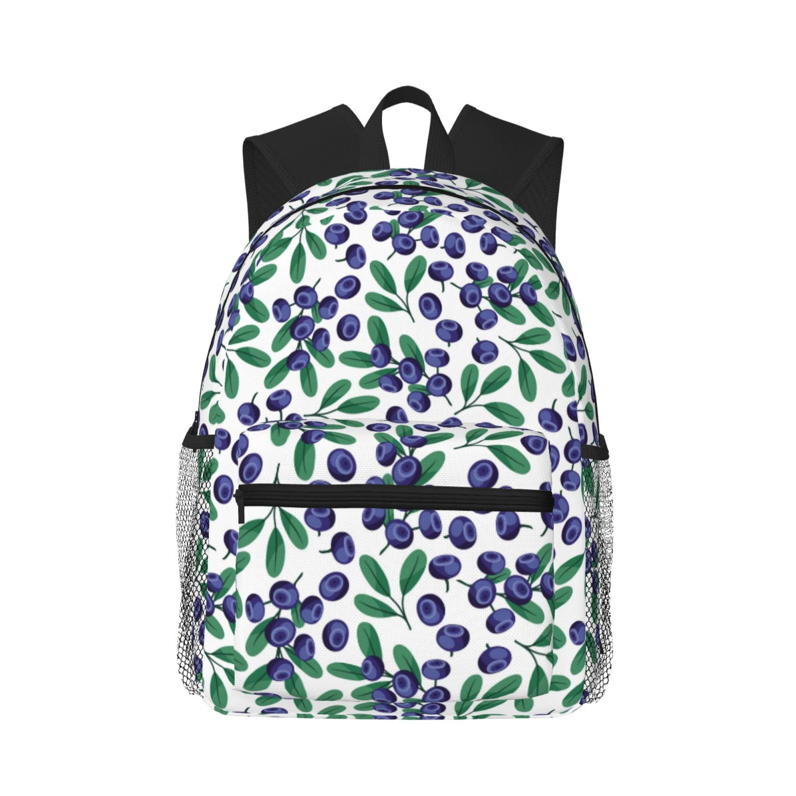 Travel Laptop Backpack For Women And Men, Blueberry Leaf Green Computer ...