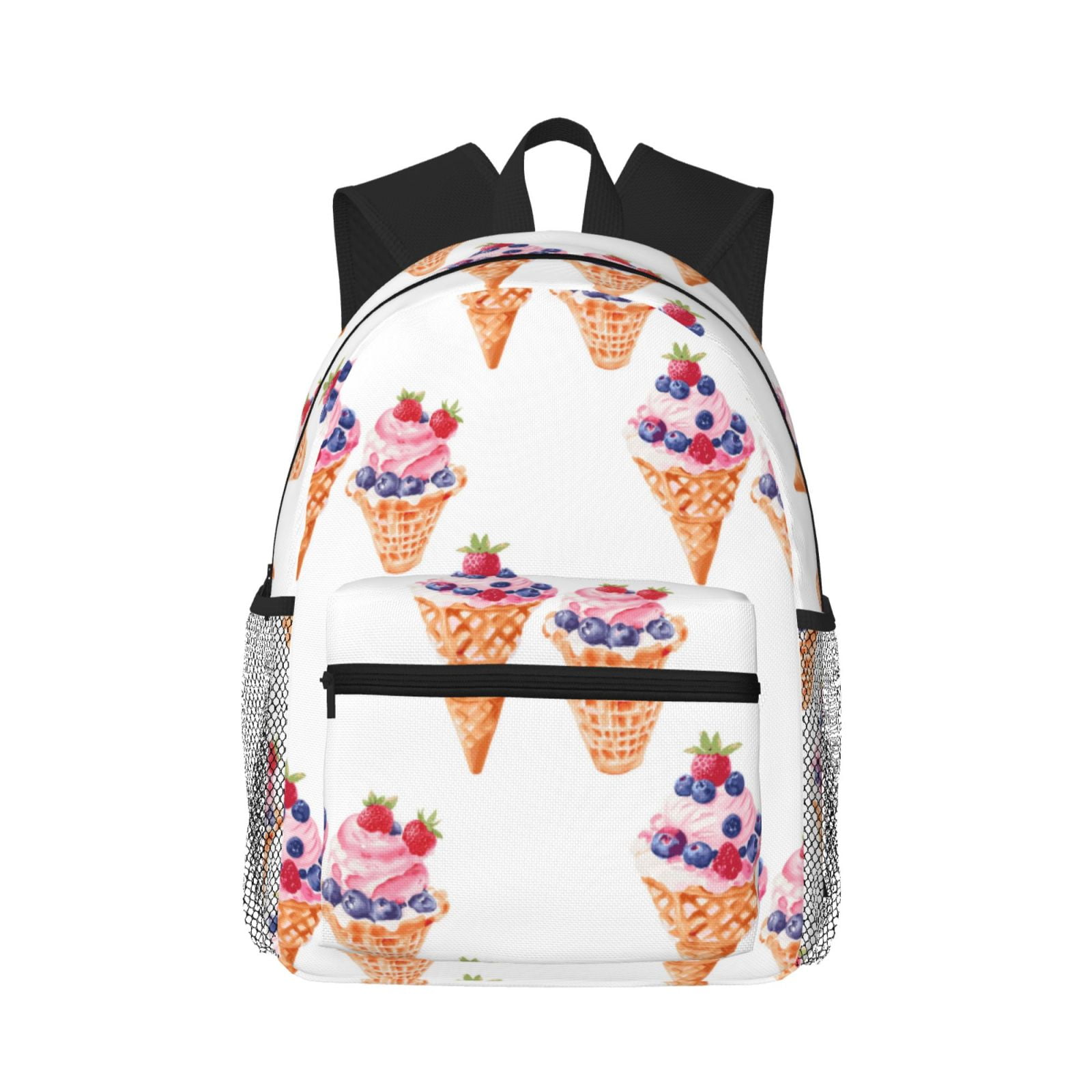 Travel Laptop Backpack For Women And Men, Blueberry Strawberry Ice ...