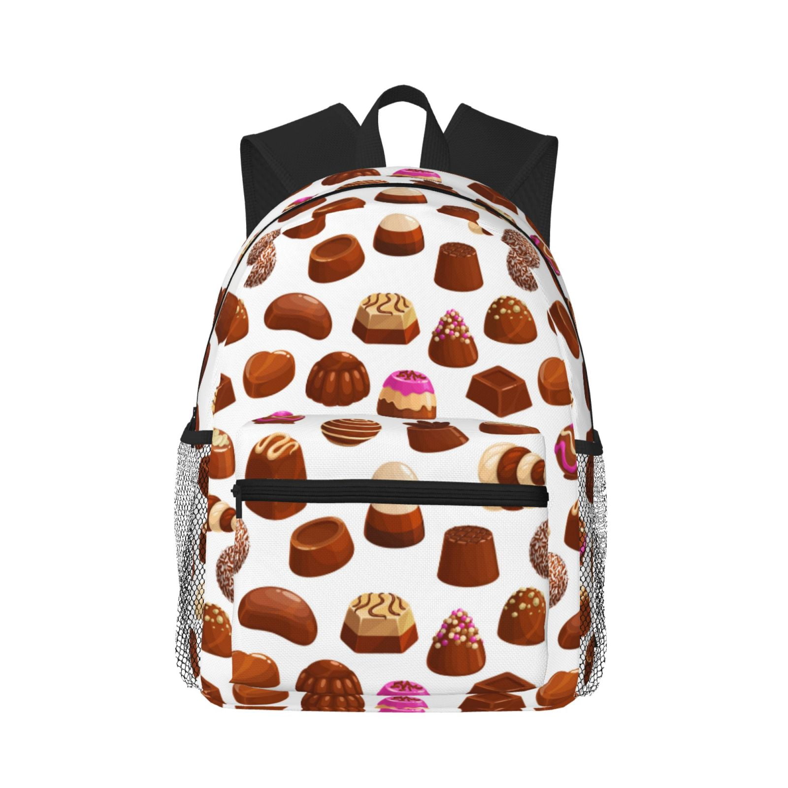 Travel Laptop Backpack For Women And Men, Chocolate Dessert Patterns ...