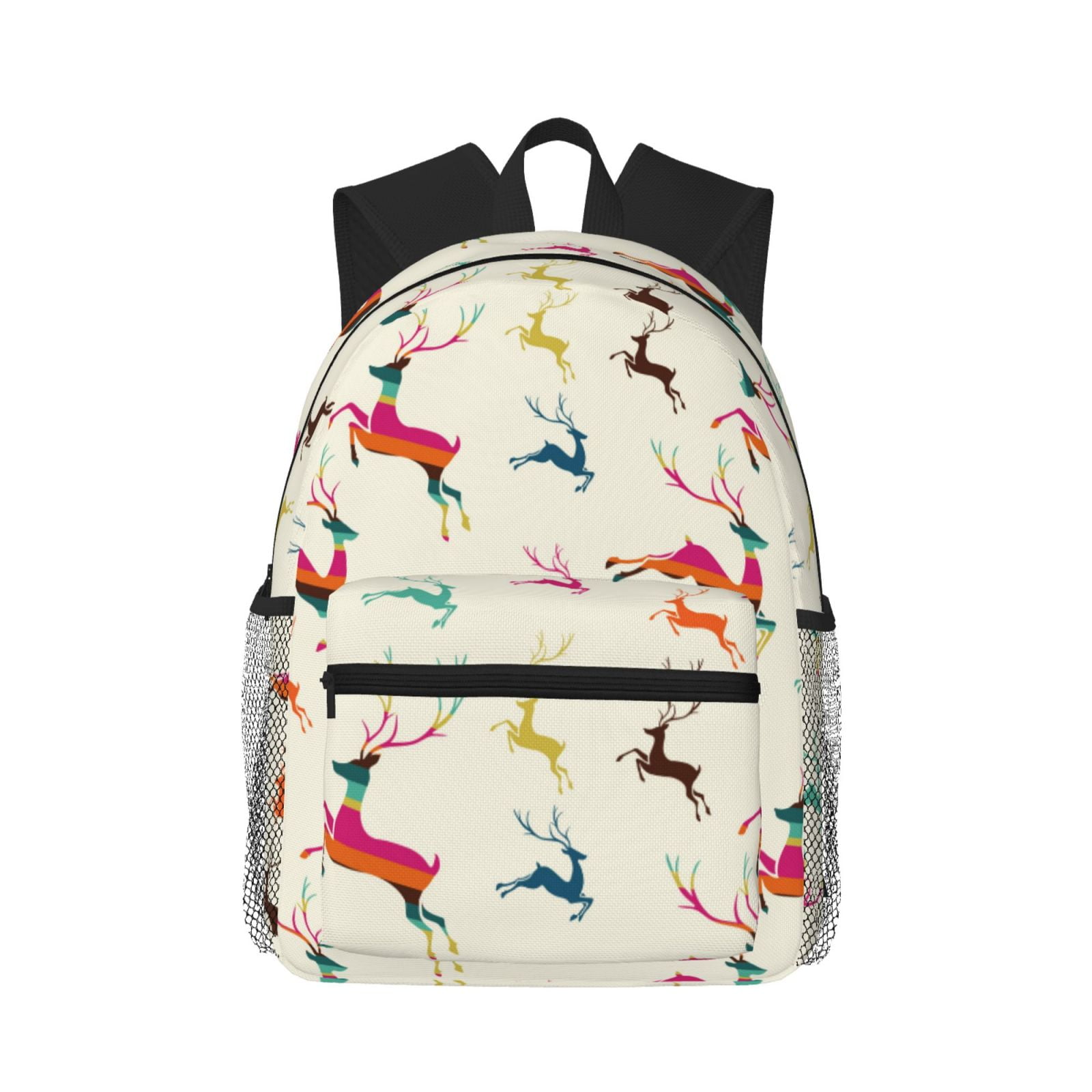 Travel Laptop Backpack For Women And Men, Colorful Elk Computer ...