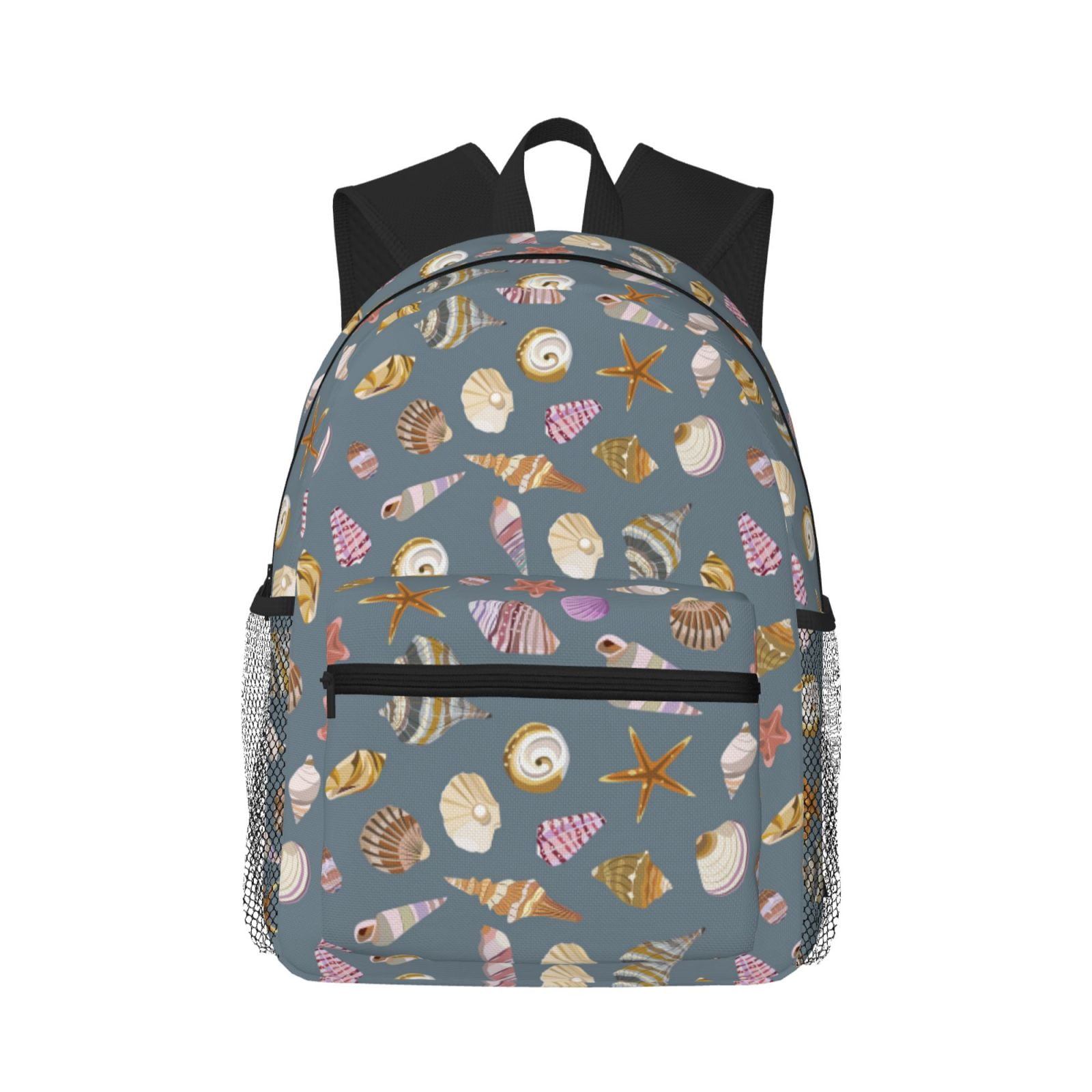 Travel Laptop Backpack For Women And Men, Conch Shells Print No.9046 ...