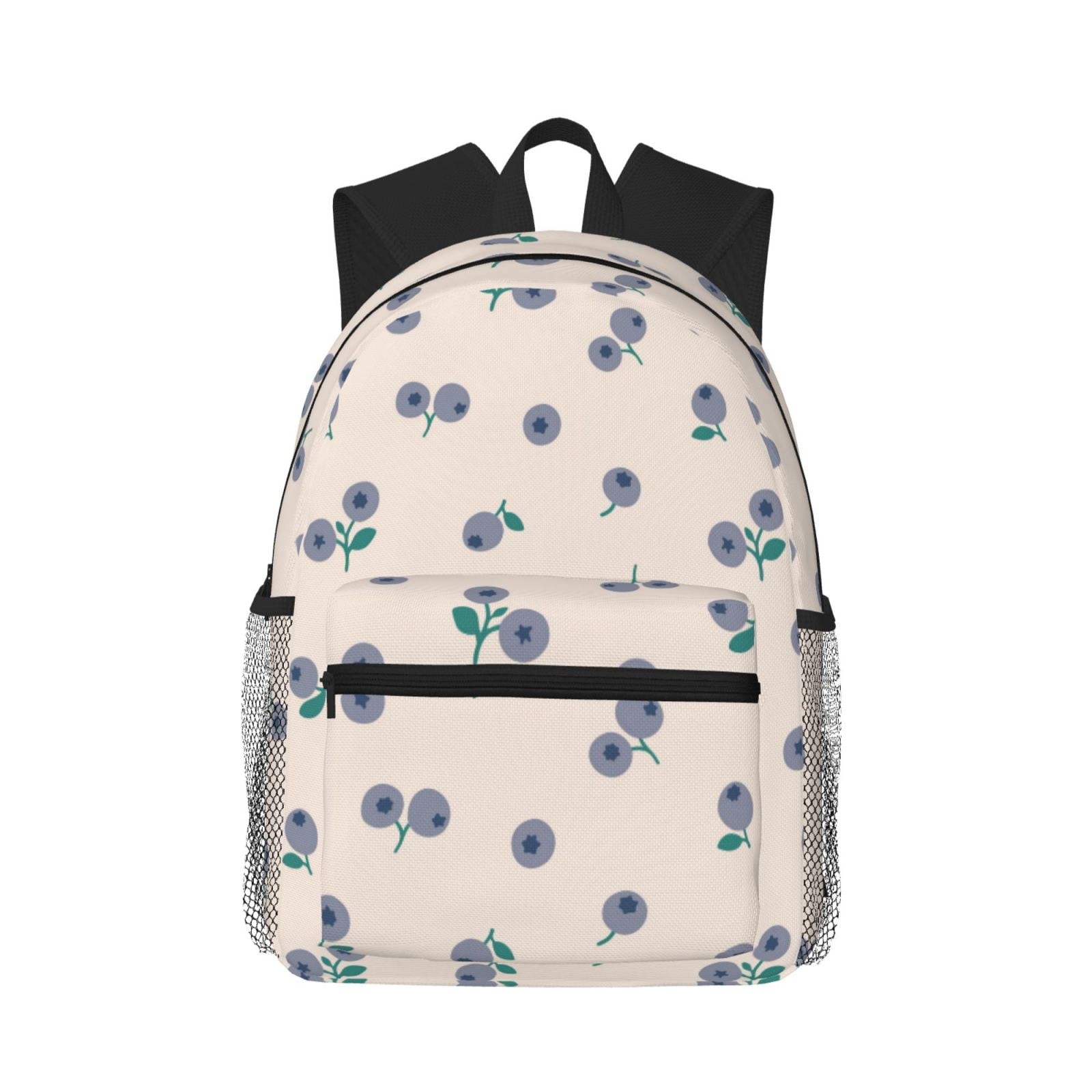Travel Laptop Backpack For Women And Men, Cute Blueberry Light Blue ...