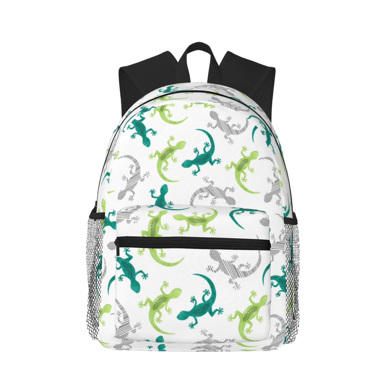 Travel Laptop Backpack For Women And Men, Cute Lizard Gecko Artistic_A ...