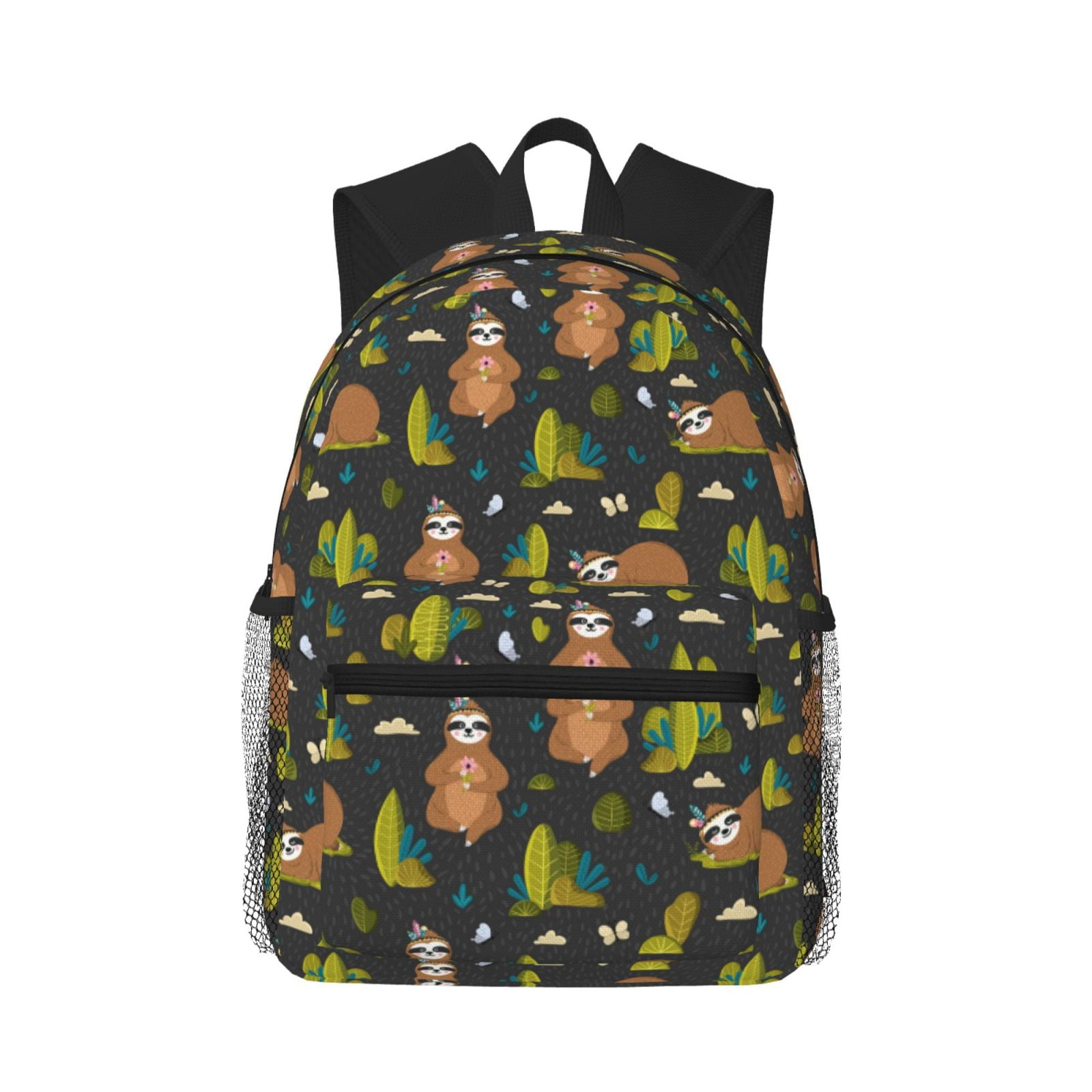 Travel Laptop Backpack For Women And Men, Funny Sloths In The Forest ...