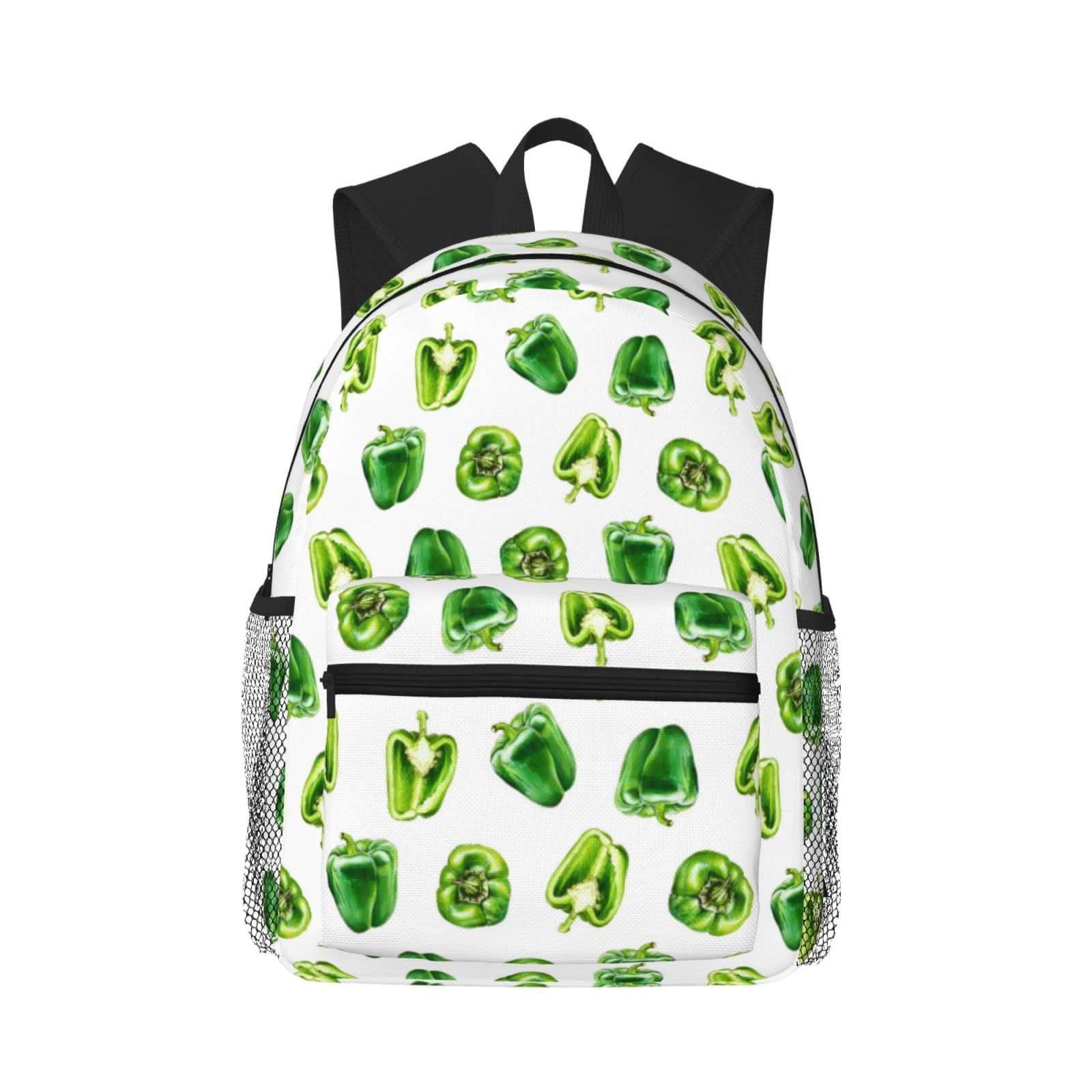 Travel Laptop Backpack For Women And Men, Green Bell Pepper Computer ...