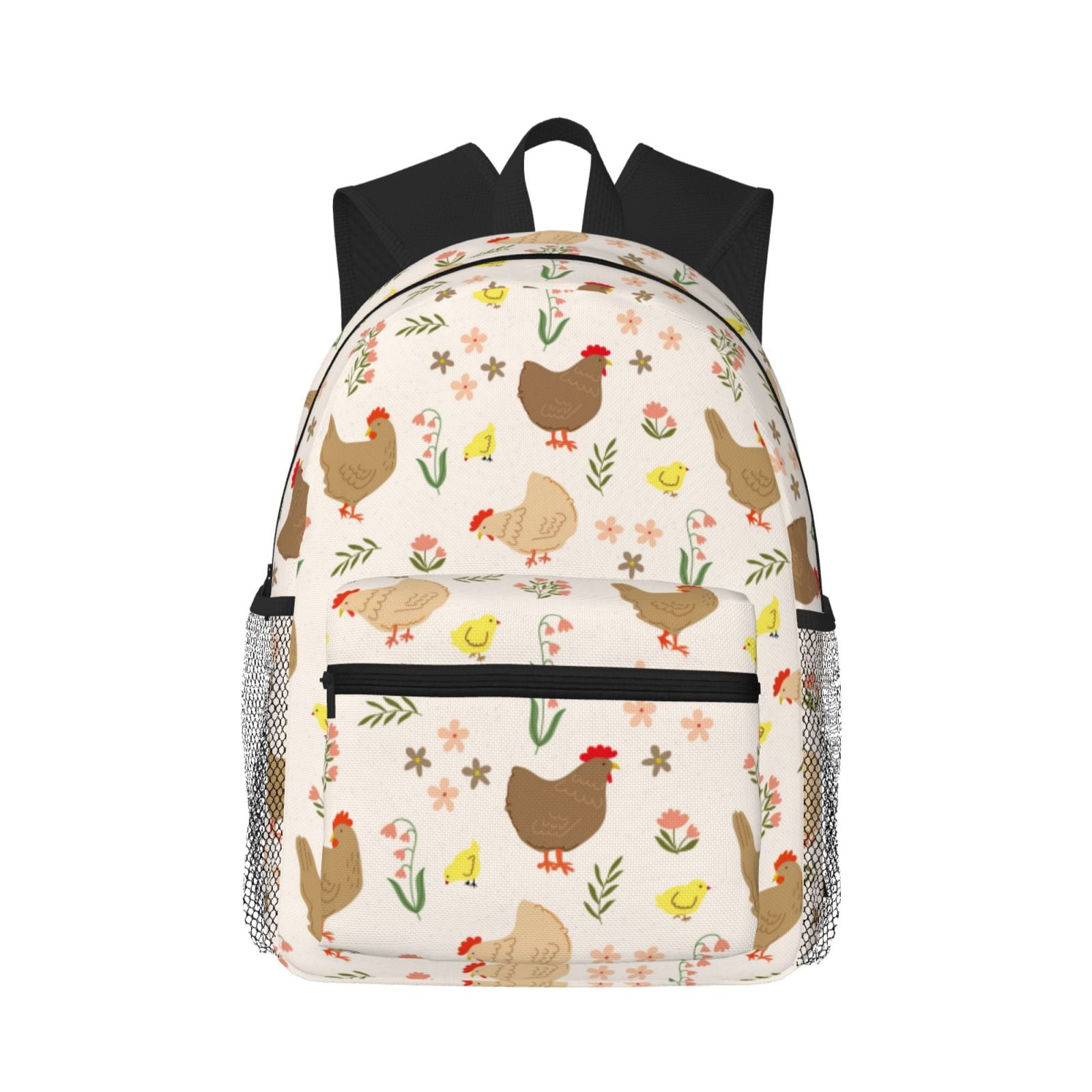 Travel Laptop Backpack For Women And Men, Hand Drawn Cute Chicken ...