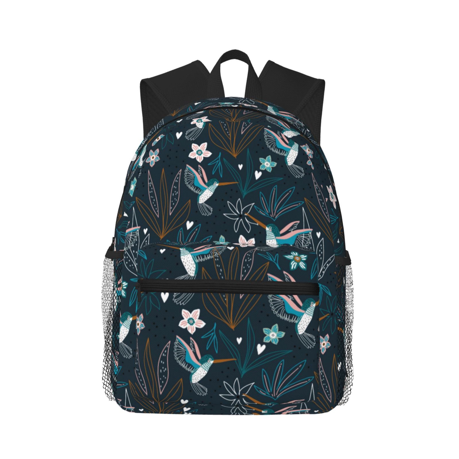 Travel Laptop Backpack For Women And Men, Hand Painted Hummingbird ...