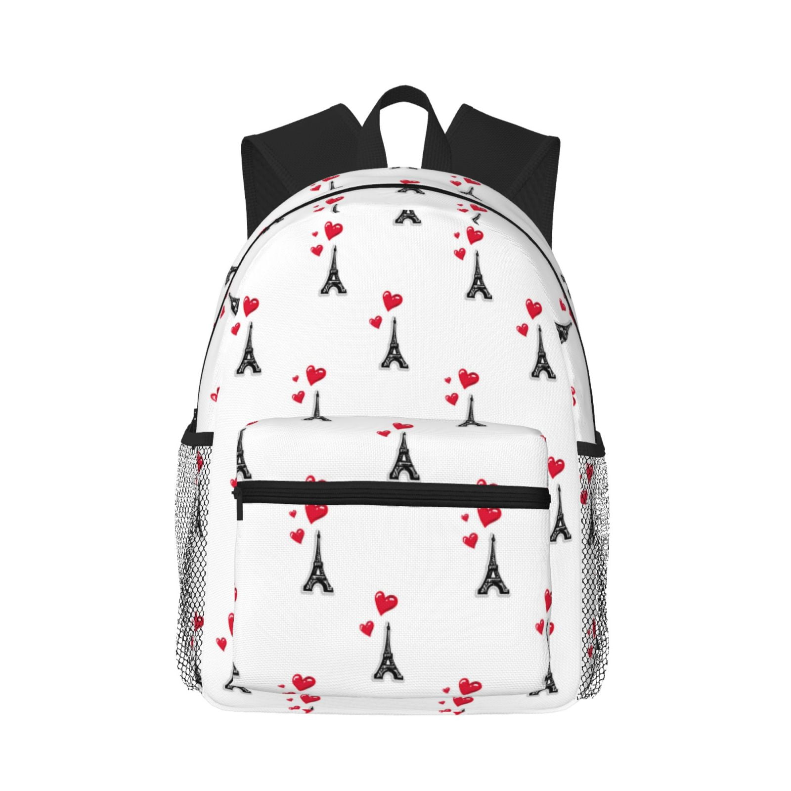 Travel Laptop Backpack For Women And Men, Love Eiffel Tower Computer ...