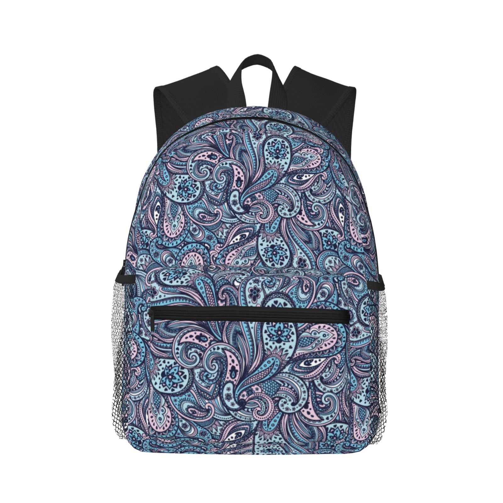 Travel Laptop Backpack For Women And Men, Persian-Inspired Floral ...
