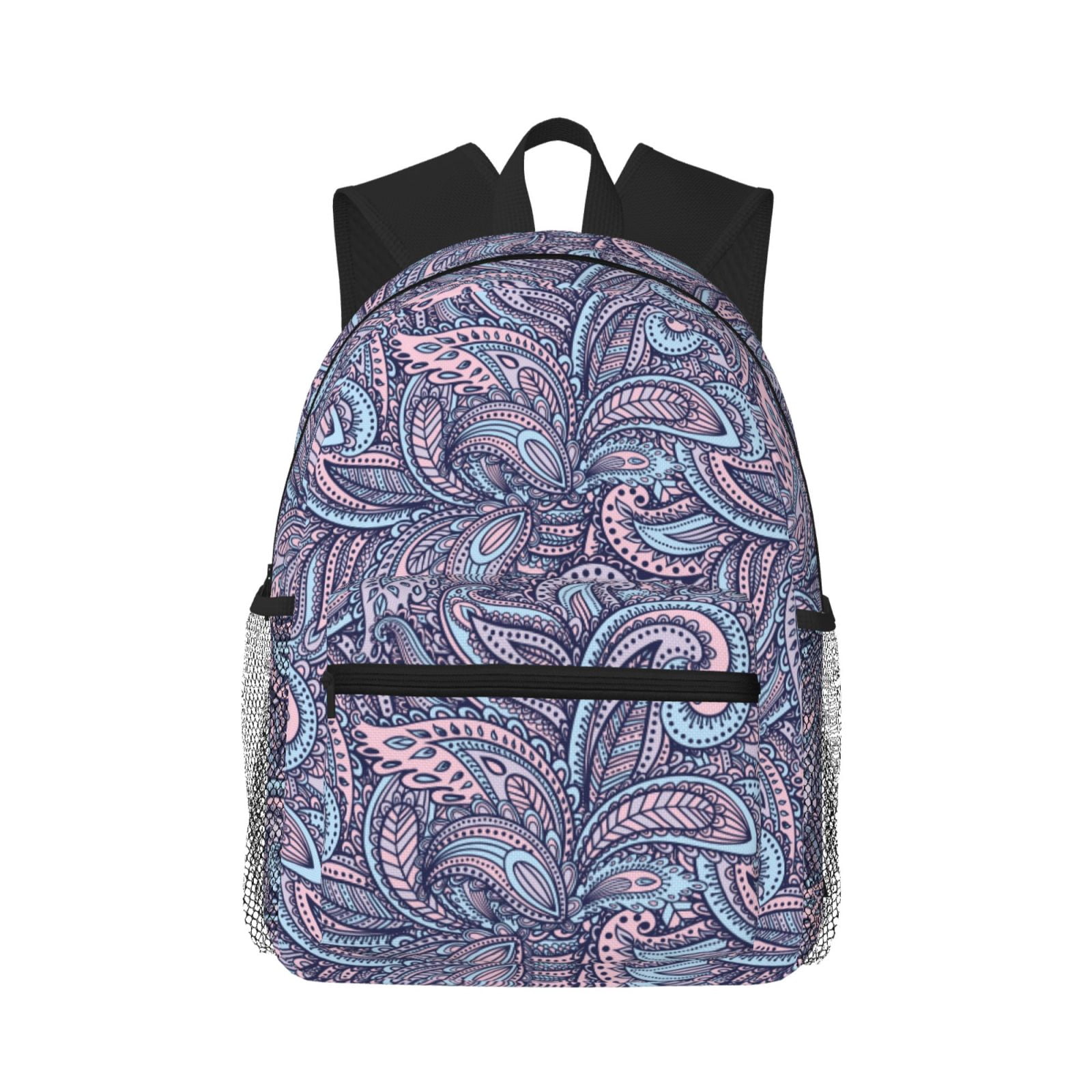 Travel Laptop Backpack For Women And Men, Plant Paisley Computer ...