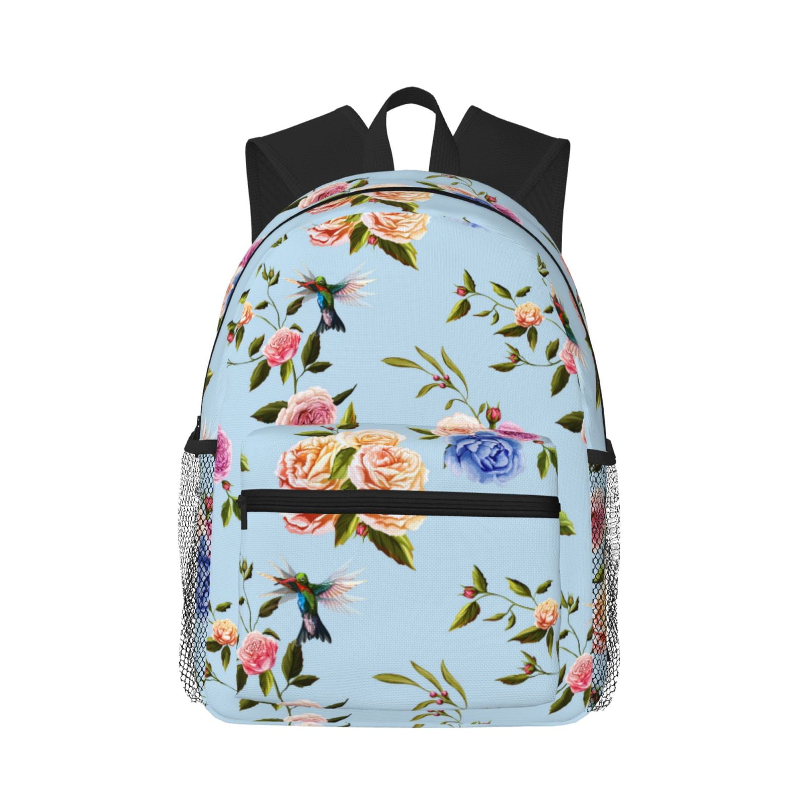 Travel Laptop Backpack For Women And Men, Rose Hummingbird Computer ...