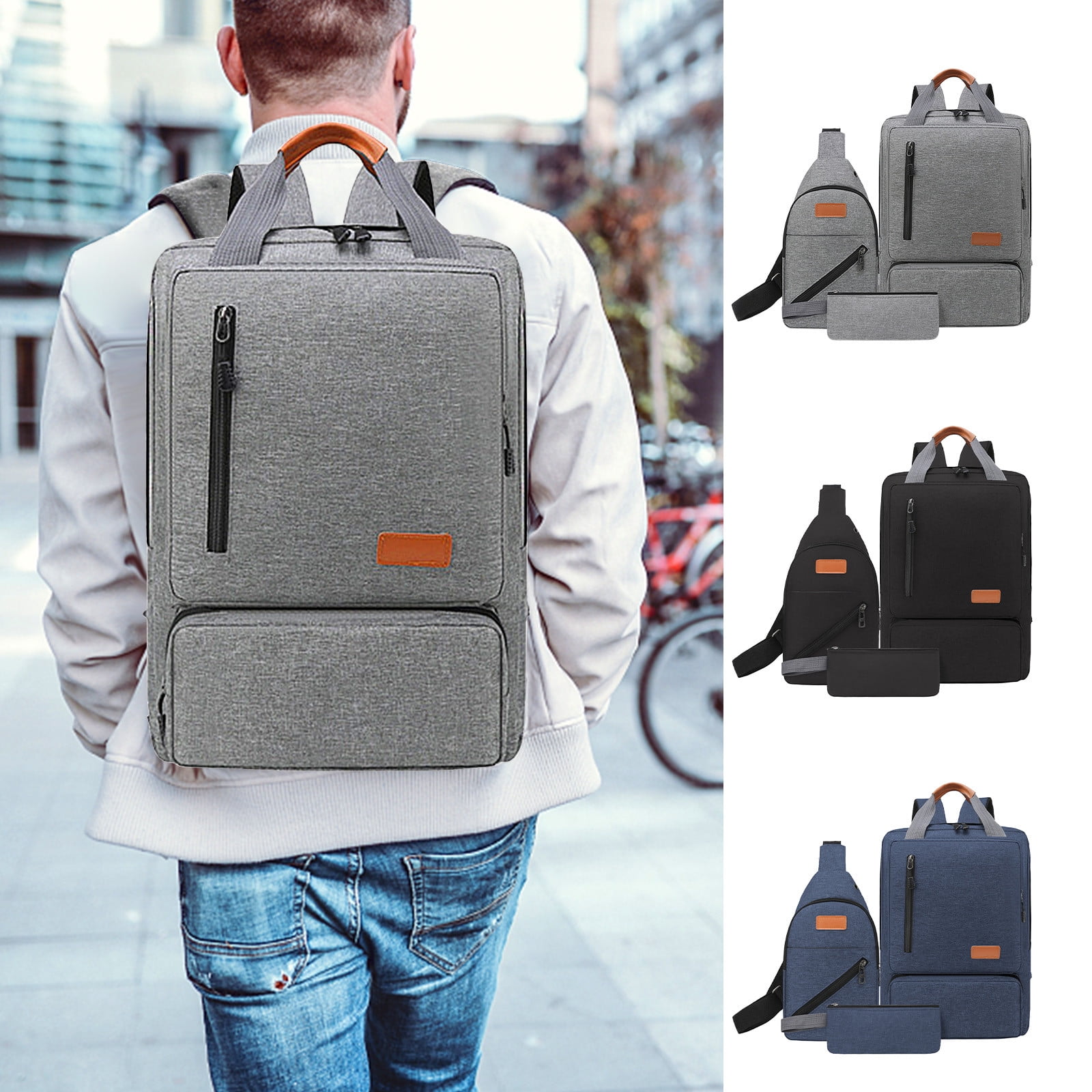 Travel Laptop Backpack, Large Men Women College Bag, 17.0 Business ...