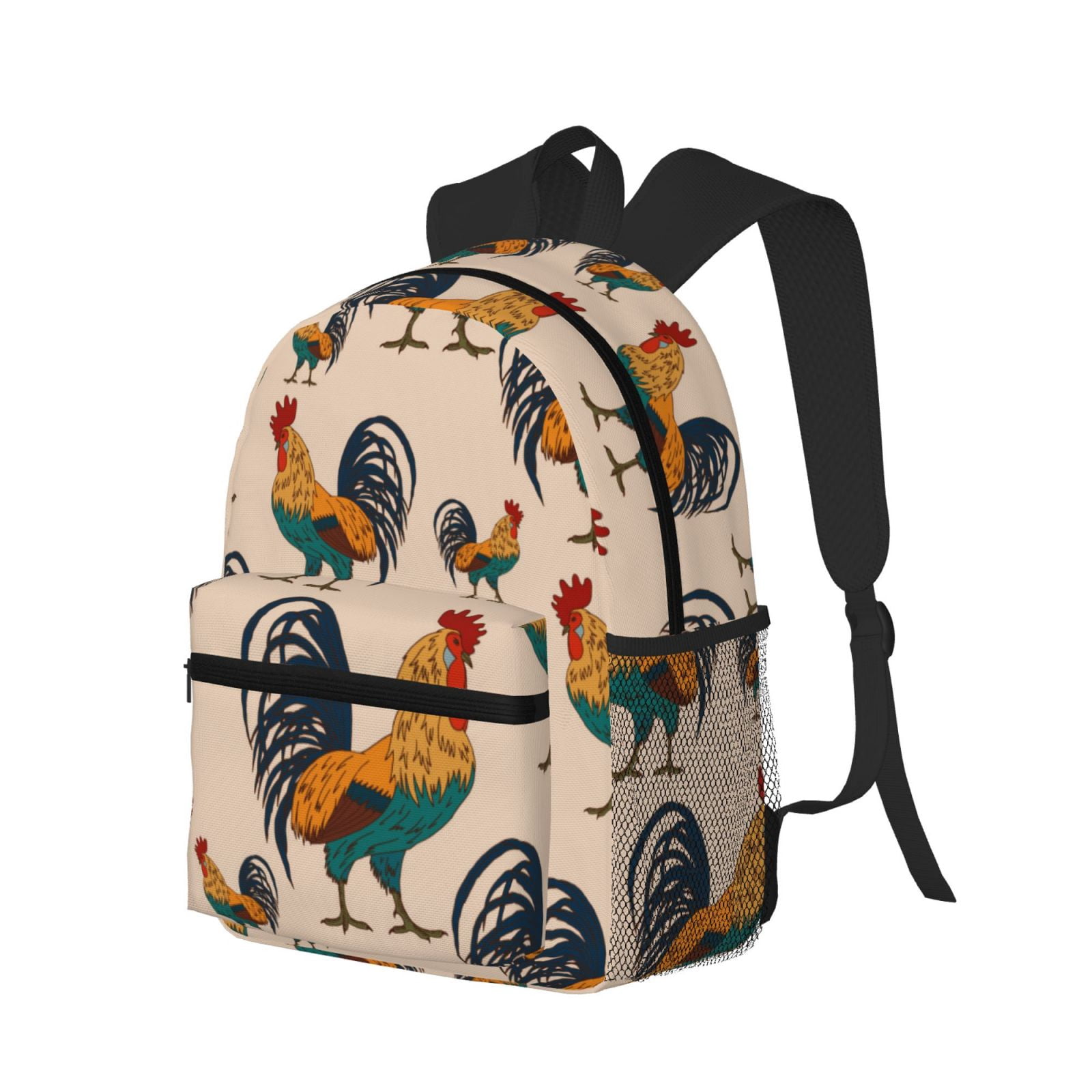 Travel Laptop Backpack for Men Women - Cartoon Cute Rooster Chicken ...