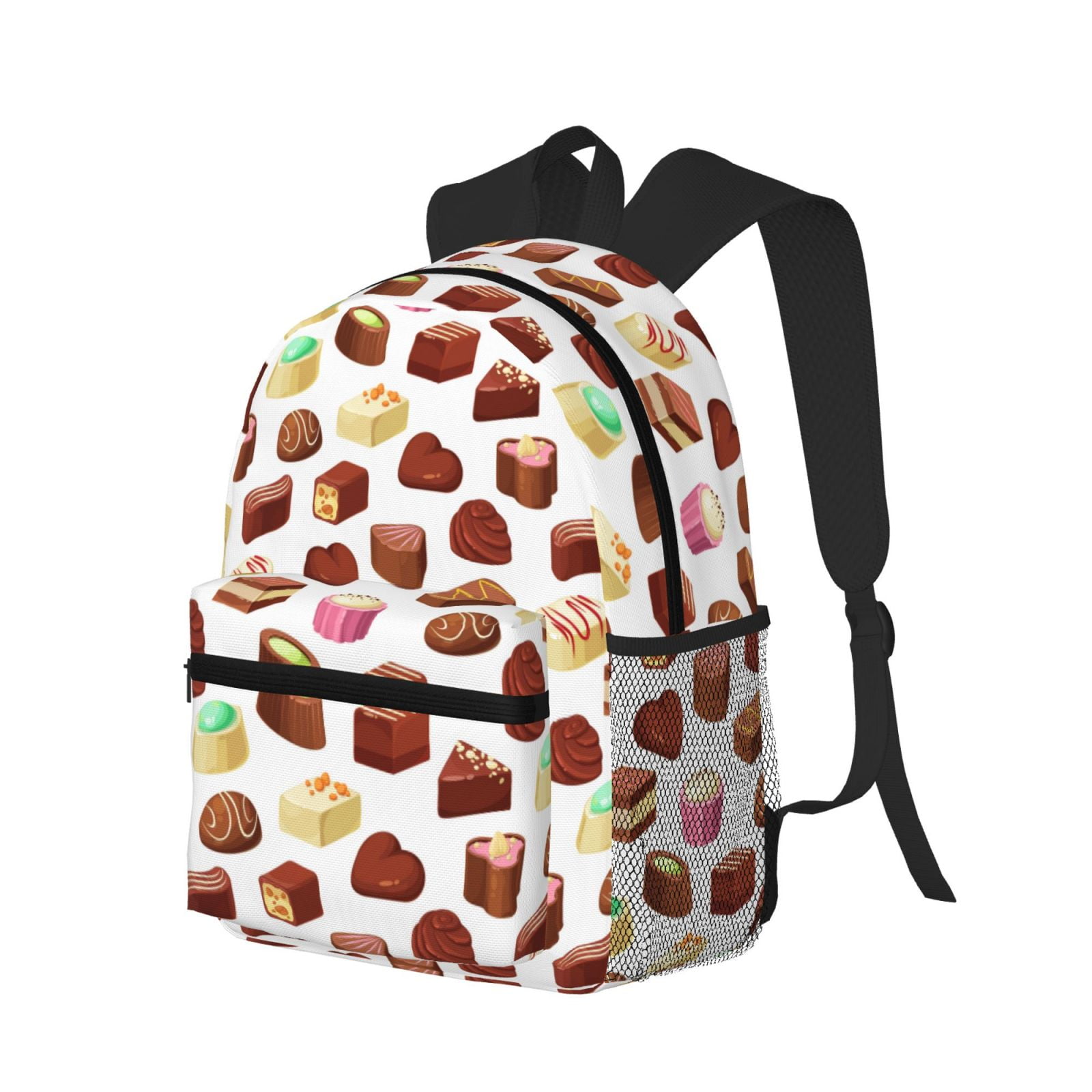 Travel Laptop Backpack for Men Women - Chocolate Cake Print Water ...