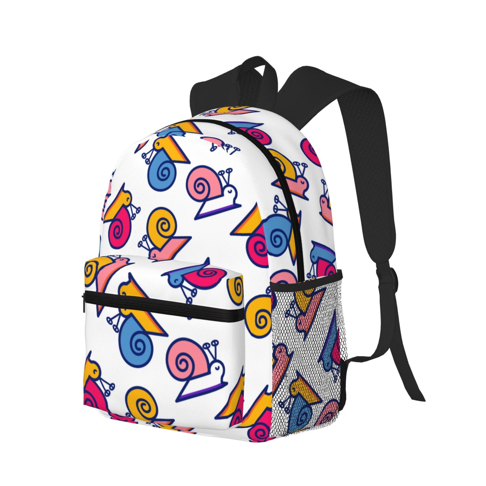 Travel Laptop Backpack for Men Women - Colorful Snails Water Resistant ...