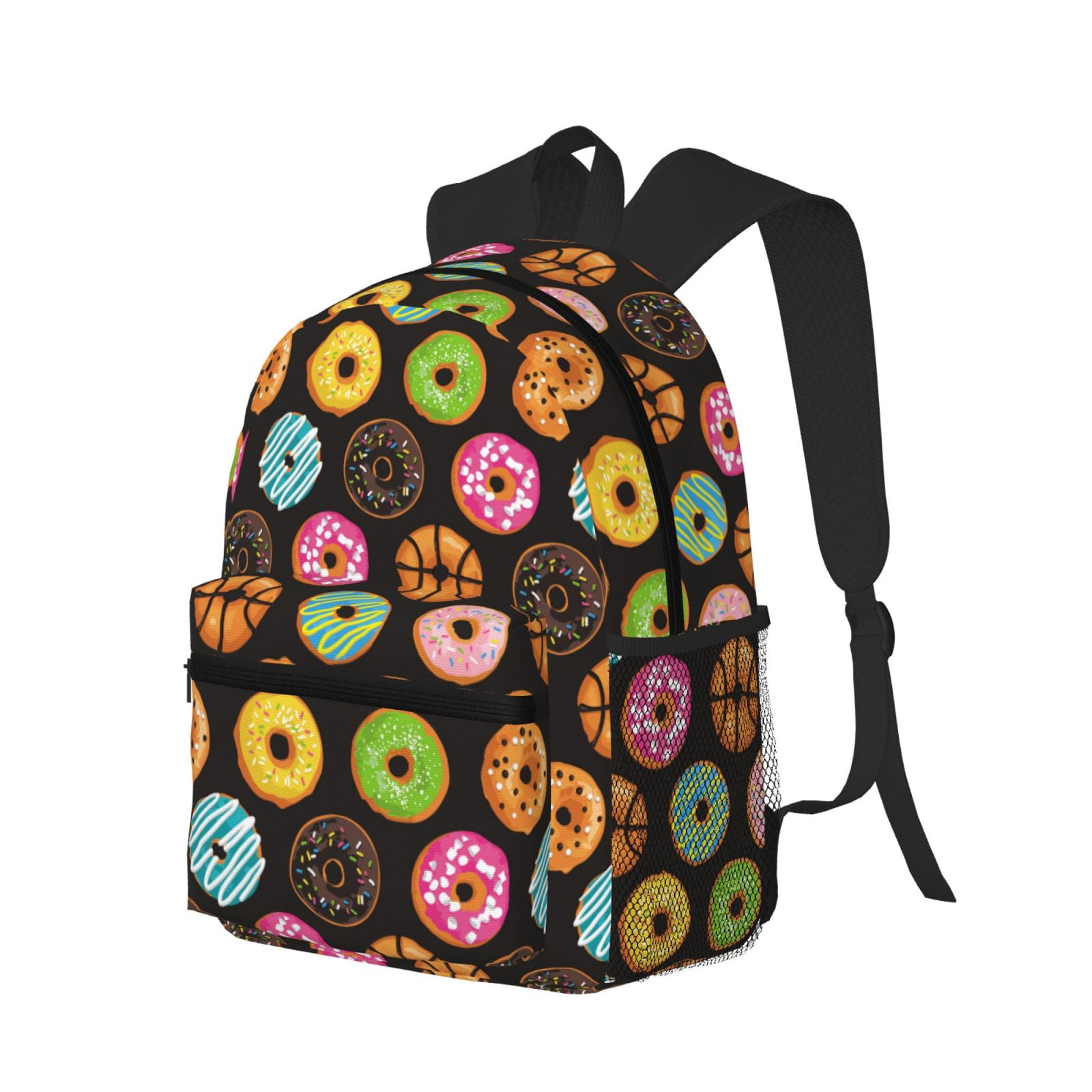Travel Laptop Backpack for Men Women - Colourful Donut Print Water ...