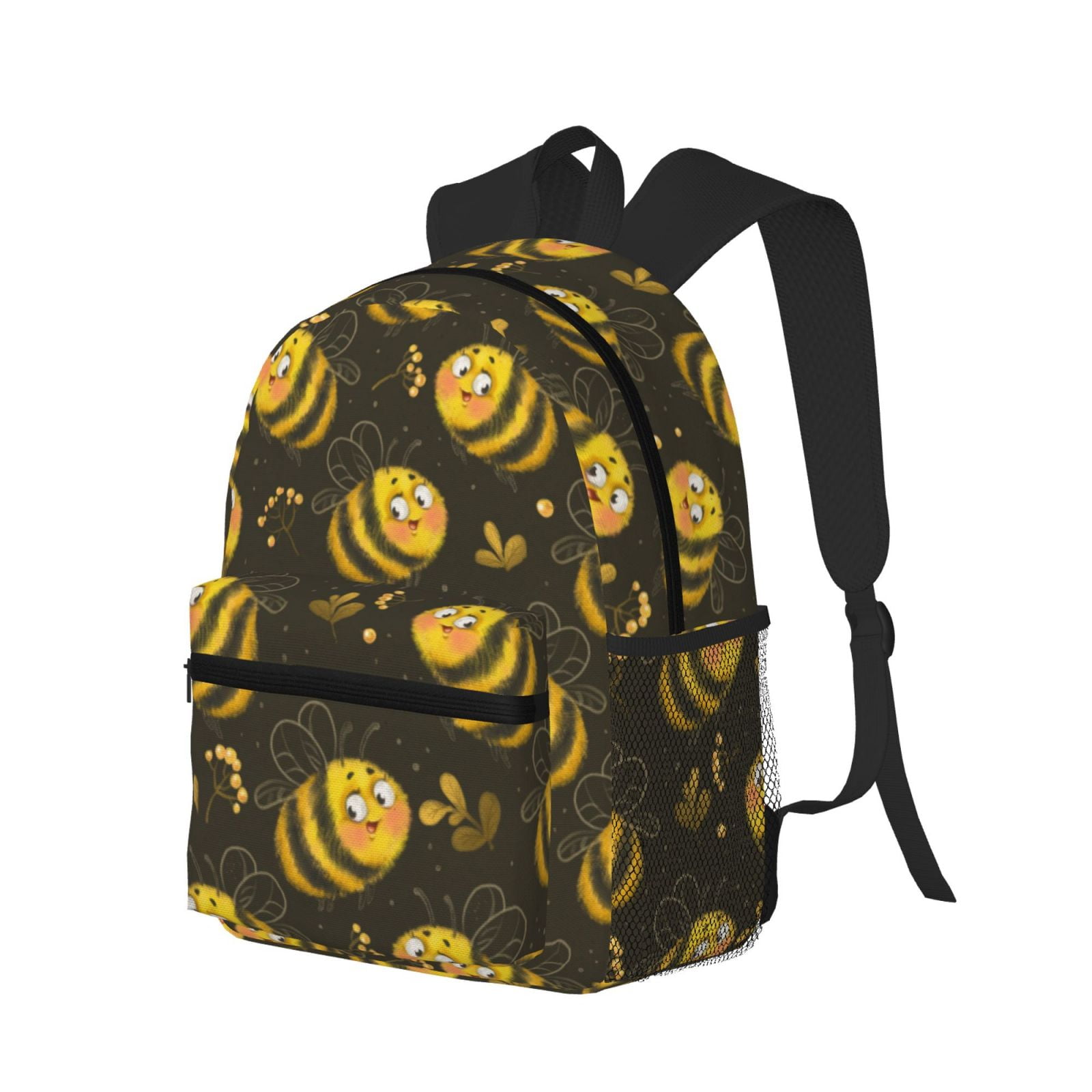 Travel Laptop Backpack for Men Women - Cute Cartoon Bees Water ...