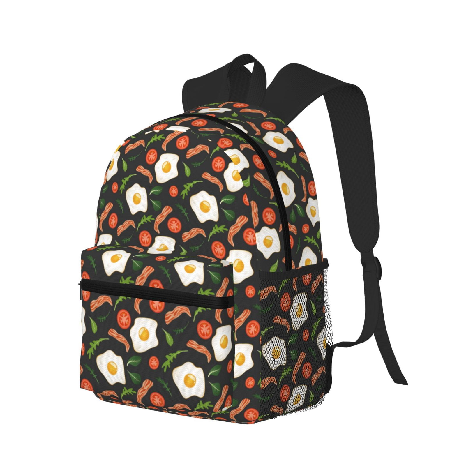 Travel Laptop Backpack for Men Women - Cute Fried Egg Vegetable Water ...